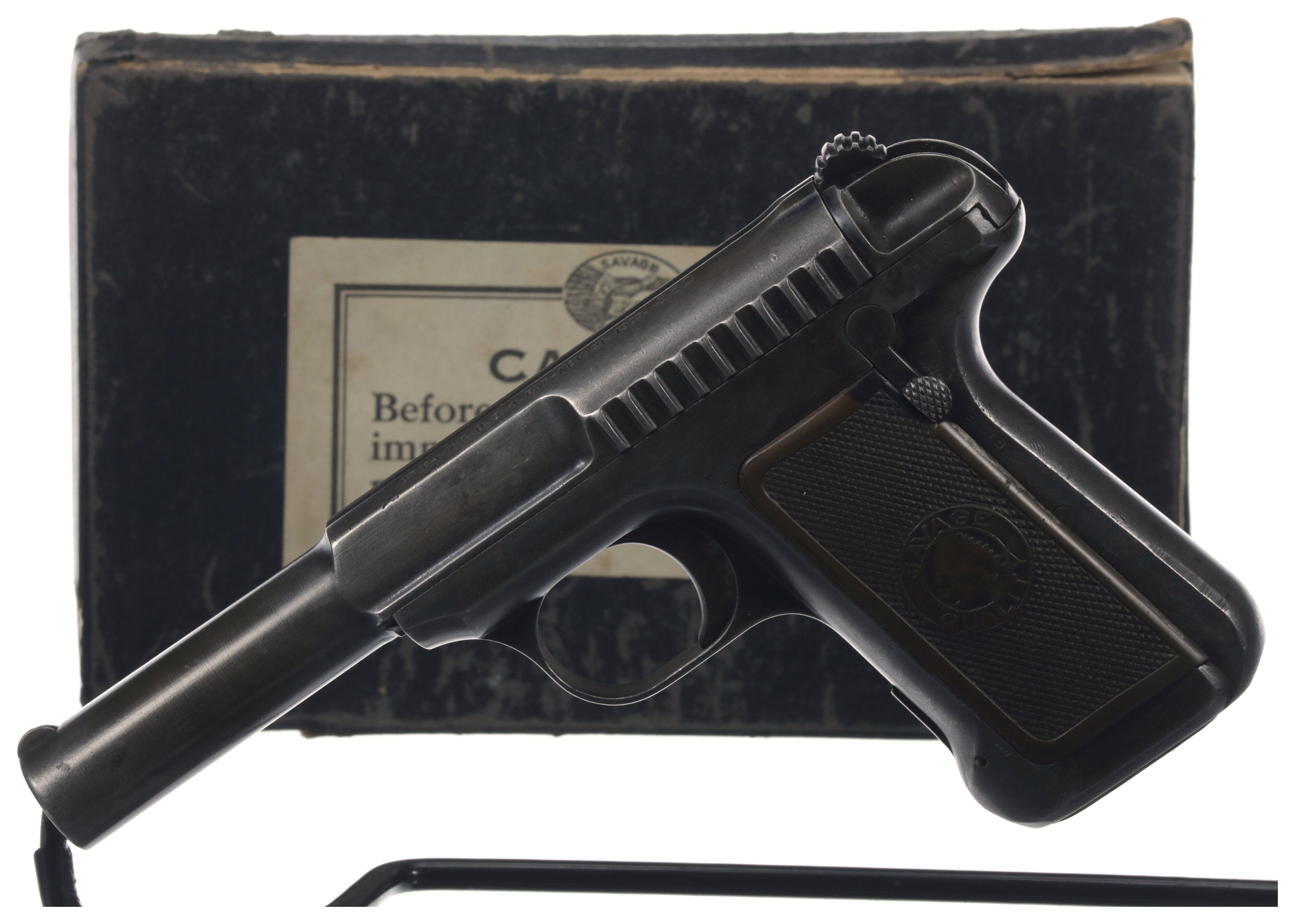 Savage Model 1907 Semi-Automatic Pistol with Box | Rock Island Auction
