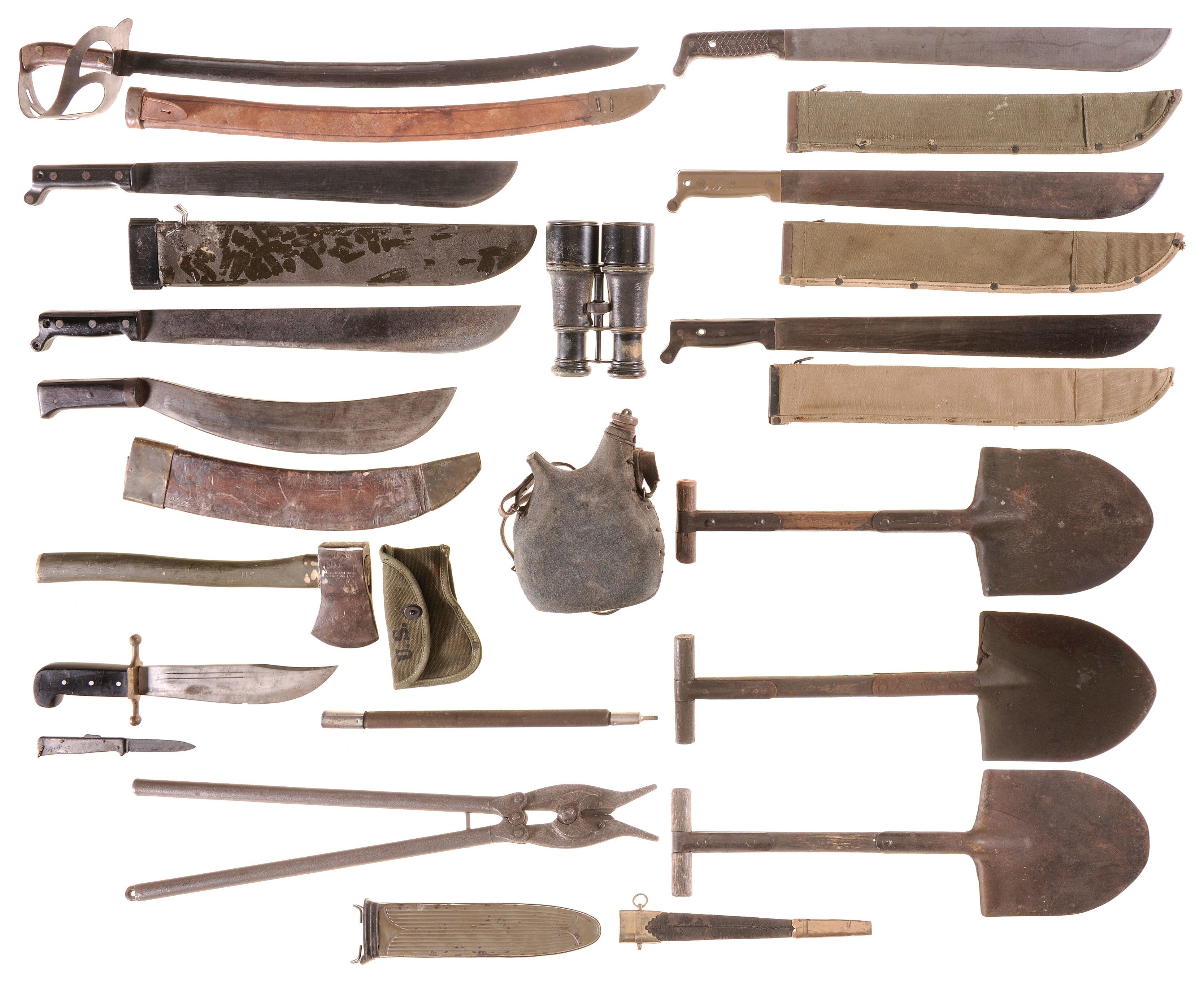 Group of Assorted Tools and Edged Weapons | Rock Island Auction