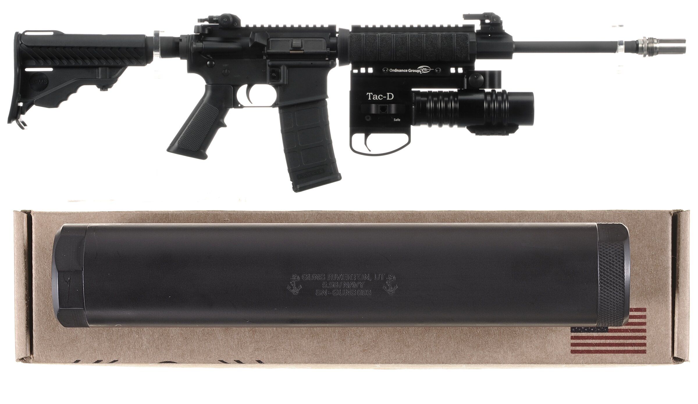 DPMS Panther Arms A-15 Rifle with Class III/NFA Silencer | Rock Island ...