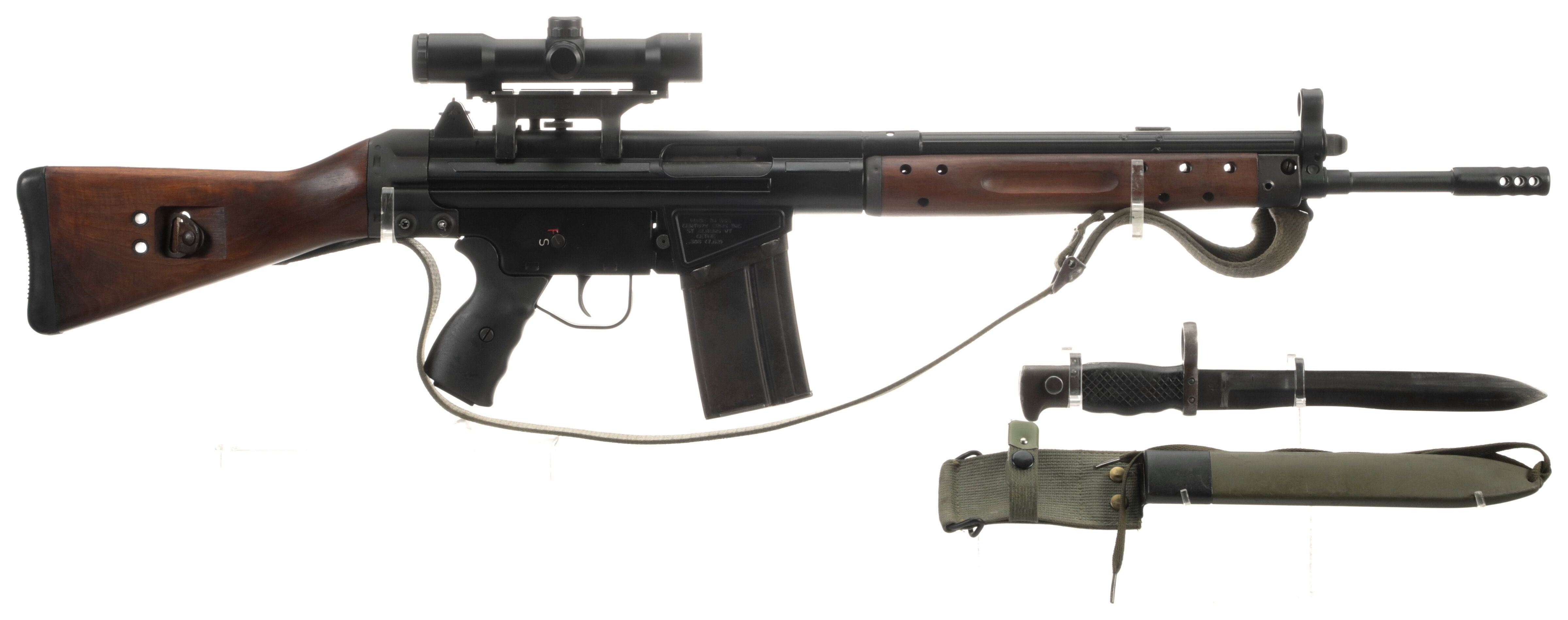 Century Arms CETME Rifle with Scope and Bayonet | Rock Island Auction