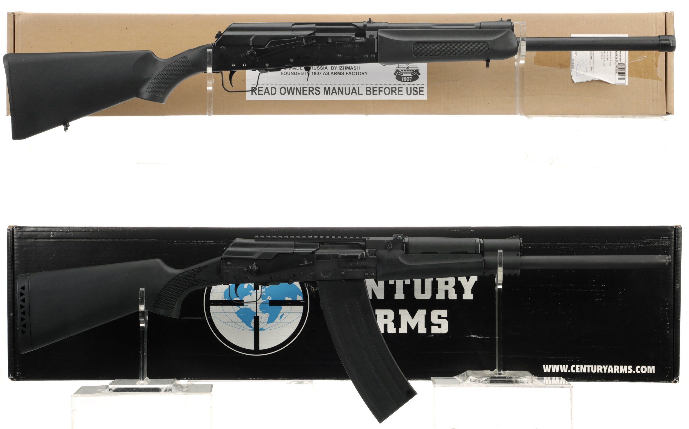 Two Semi-Automatic Shotguns with Boxes | Rock Island Auction