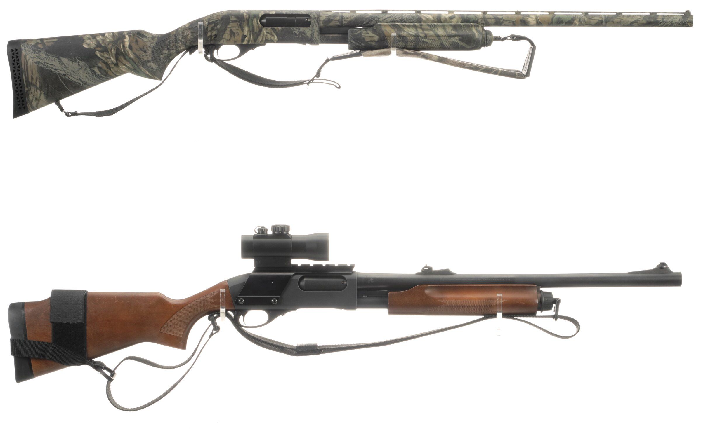 Two Remington Model 870 Slide Action Shotguns | Rock Island Auction