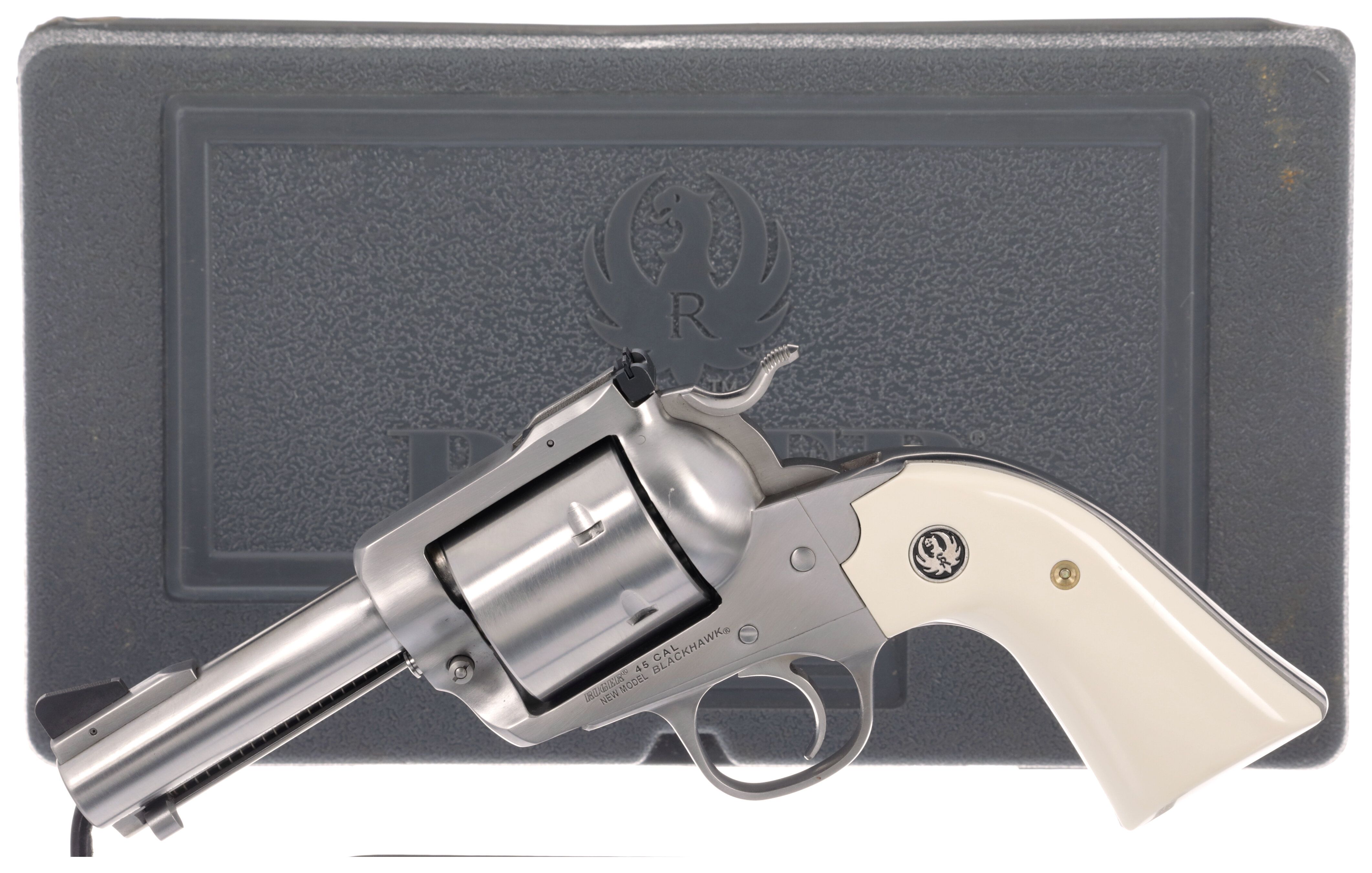 Ruger New Model Blackhawk Bisley Convertible Revolver with Case | Rock ...