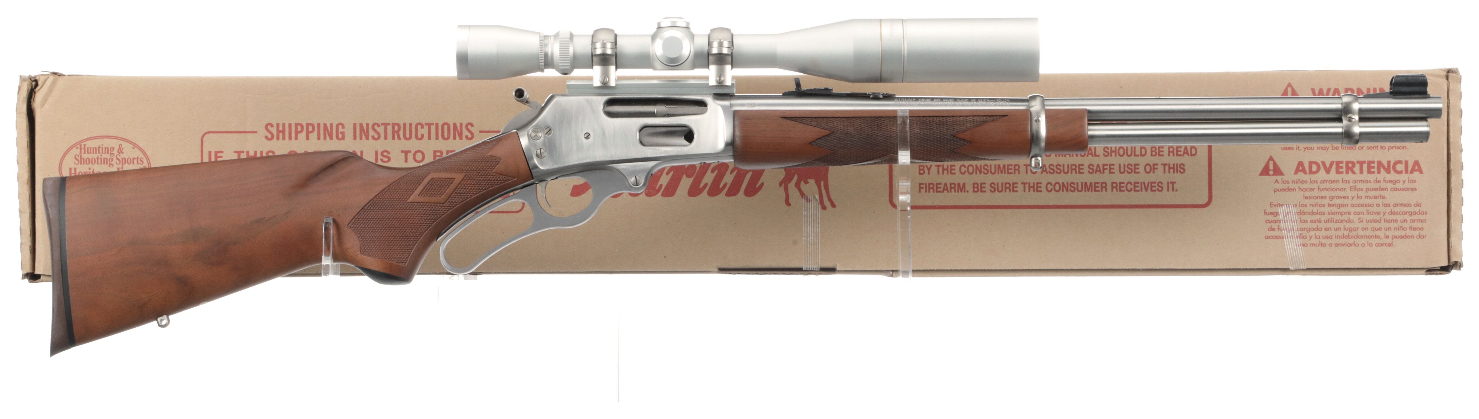 Marlin Model 336 SS Lever Action Rifle with Leupold Scope | Rock Island ...