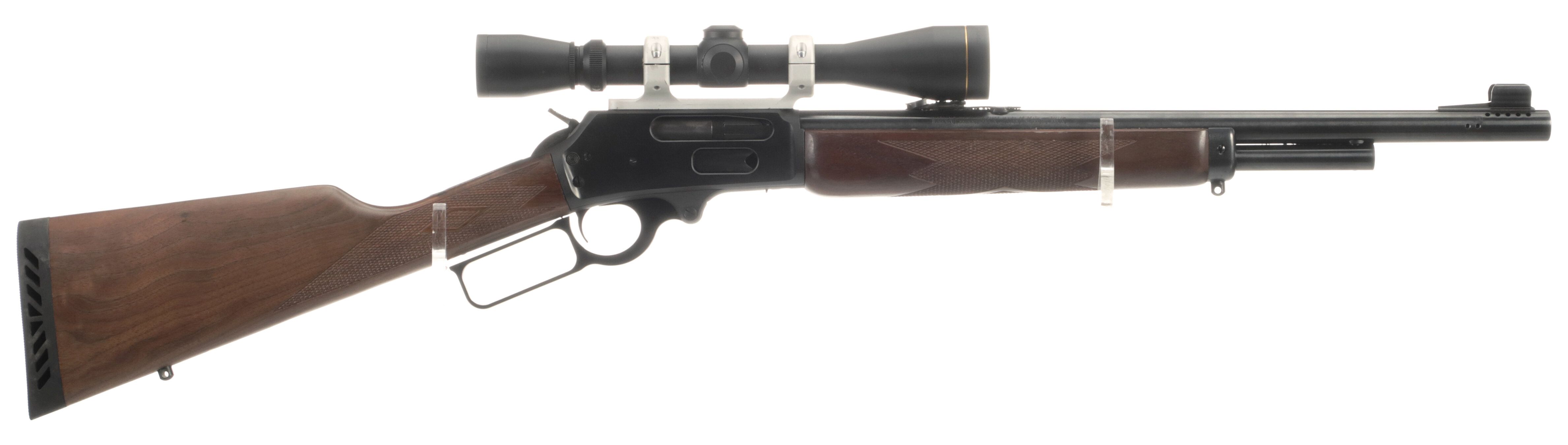 Marlin Model 1895M Lever Action Rifle with Leupold Scope | Rock Island ...