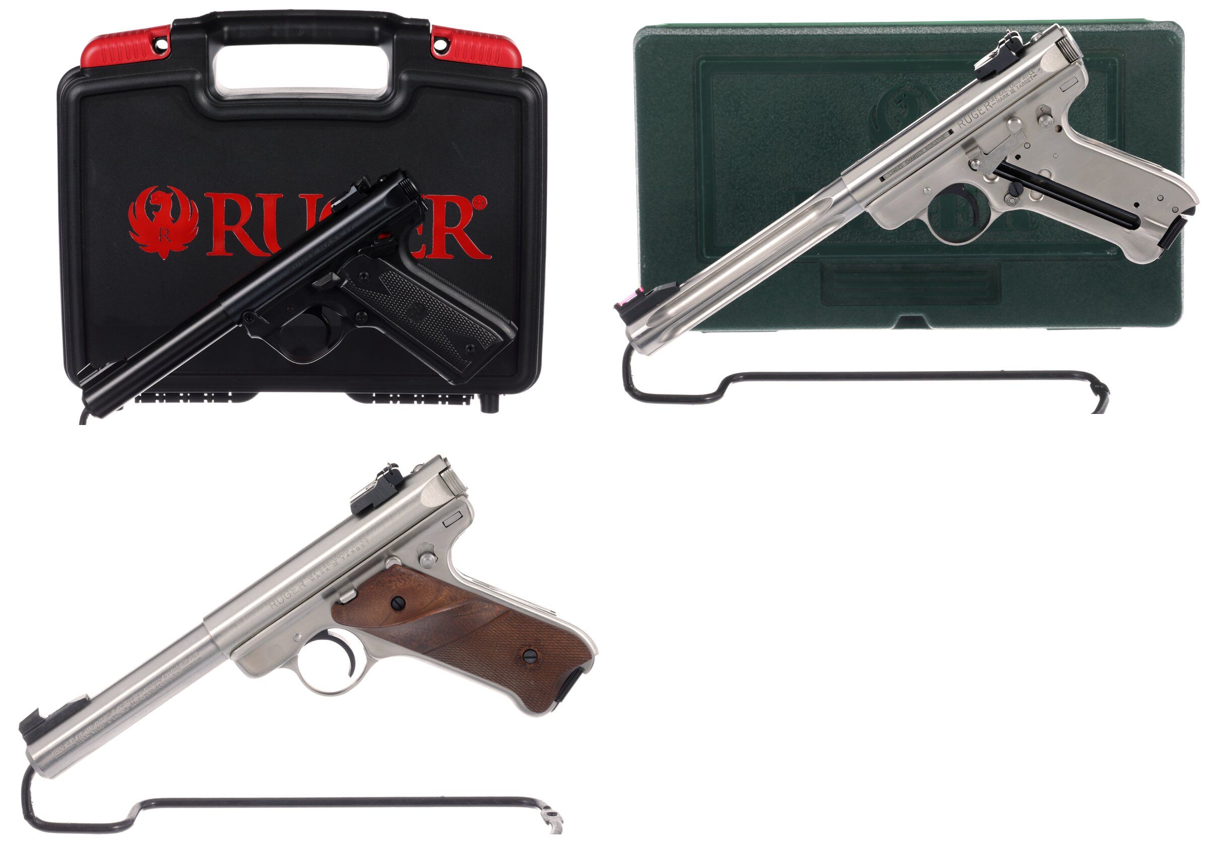 Three Ruger Semi-Automatic Pistols | Rock Island Auction