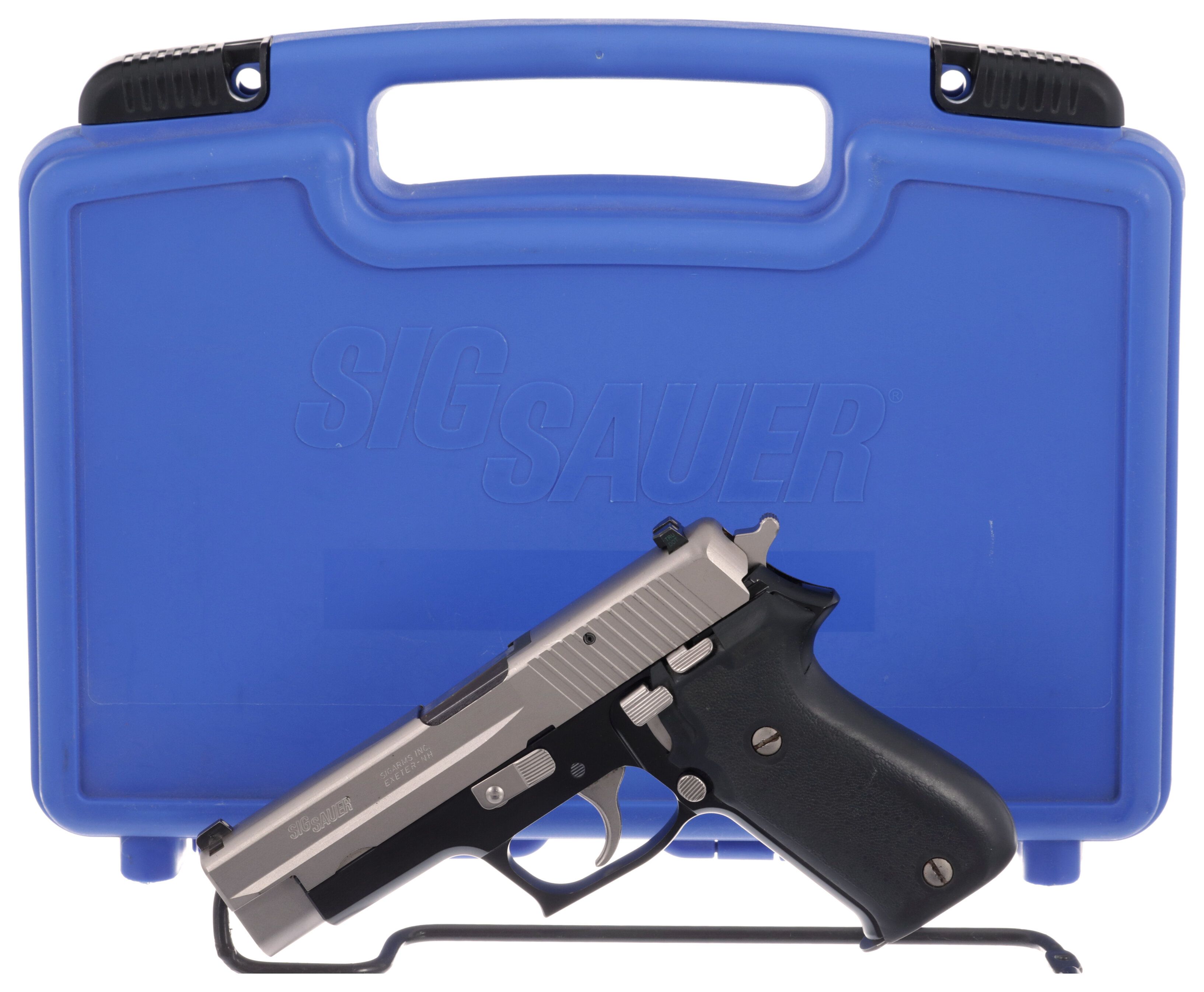 Sig Sauer Model P220 Semi Automatic Pistol With Case Rock Island Auction