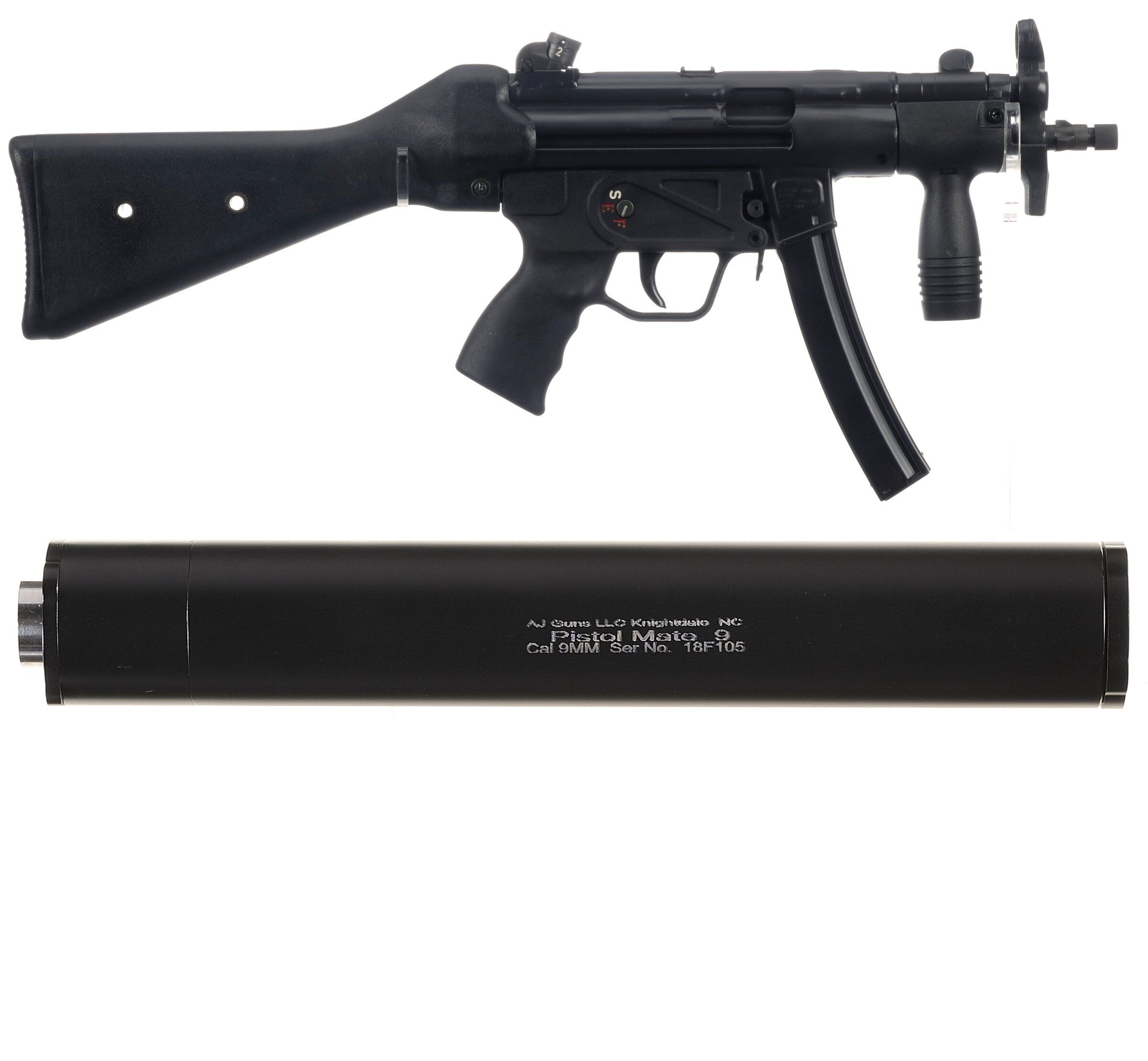 Vector Arms V94P Class III/NFA SBR with Class III/NFA Silencer | Rock ...