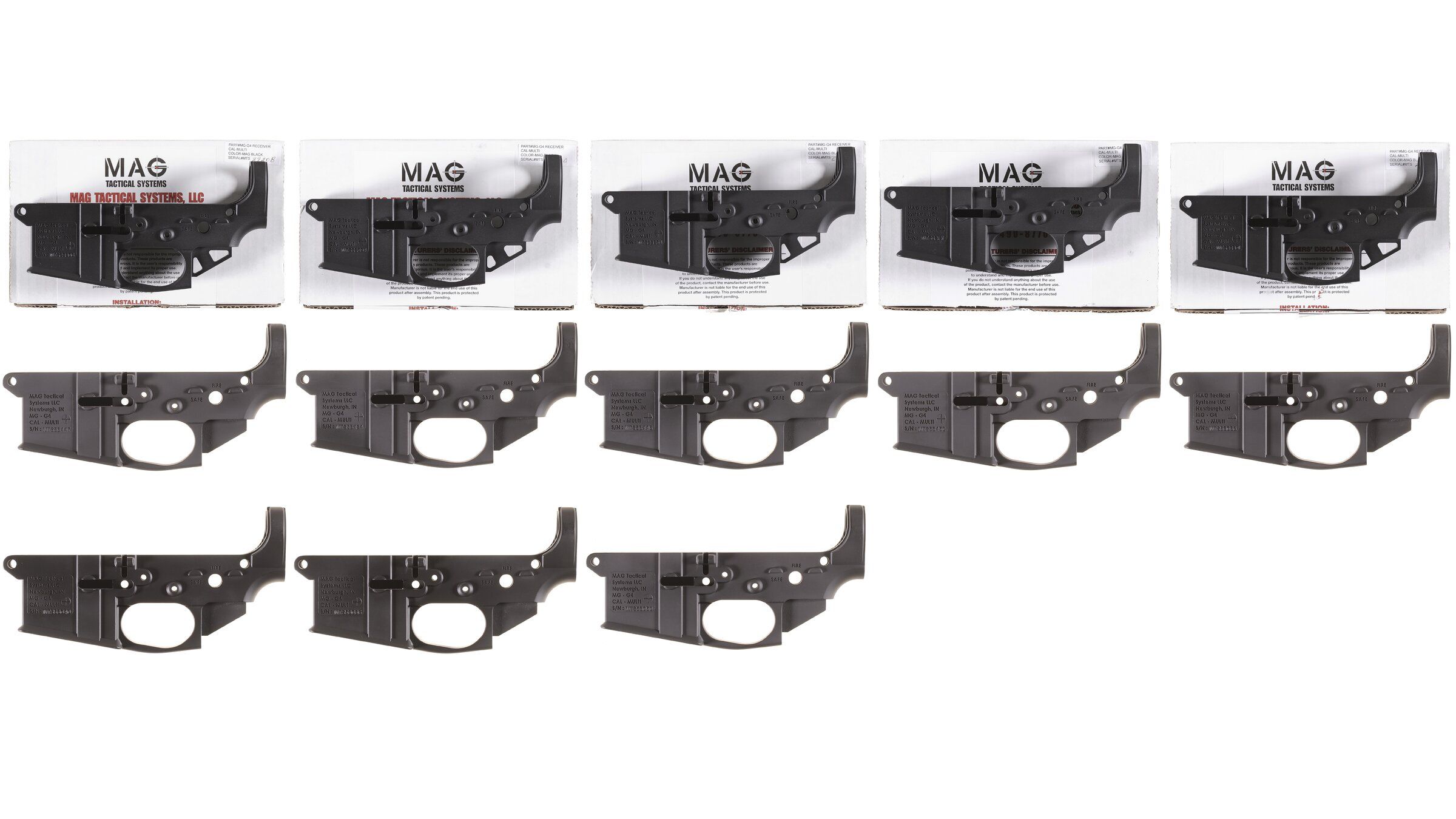 Thirteen MAG Tactical Systems MG-G4 Stripped Lower Receivers | Rock ...