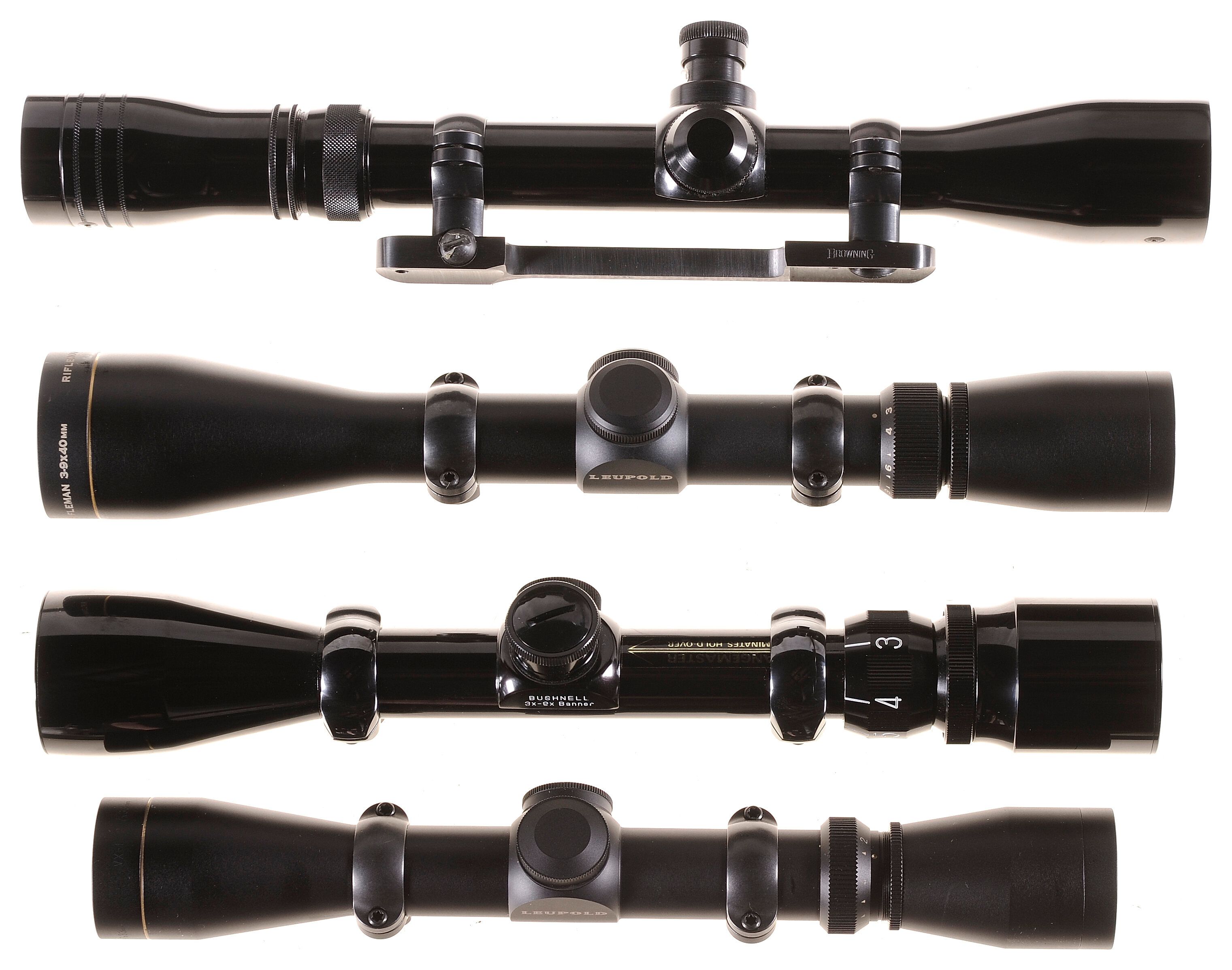 Four Rifle Scopes | Rock Island Auction