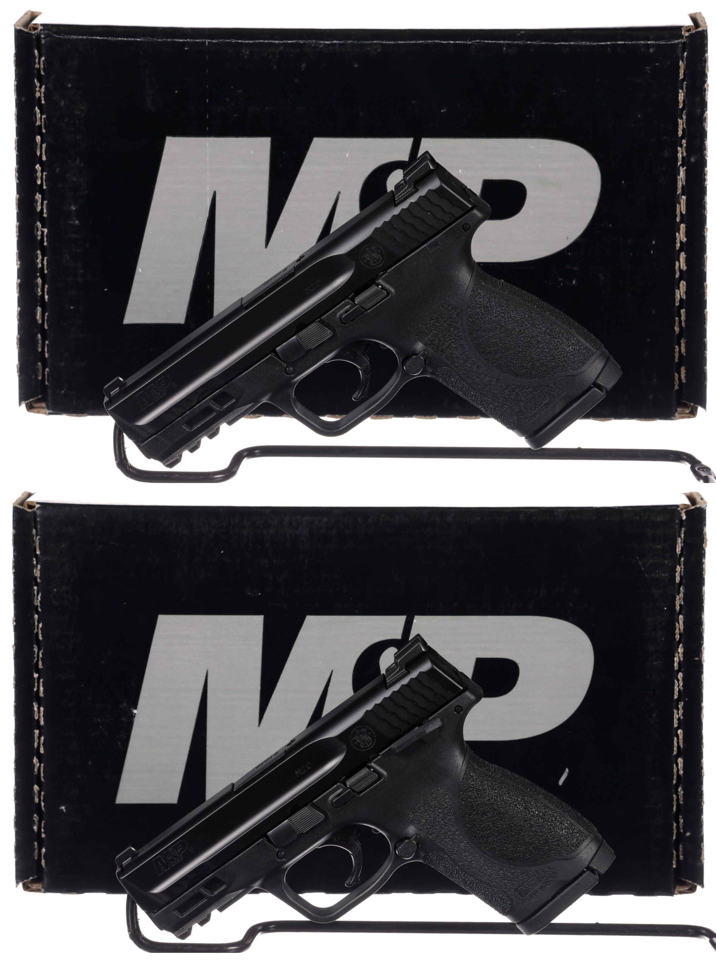 Two Smith & Wesson M&P9 Semi-Automatic Pistols with Boxes | Rock Island ...