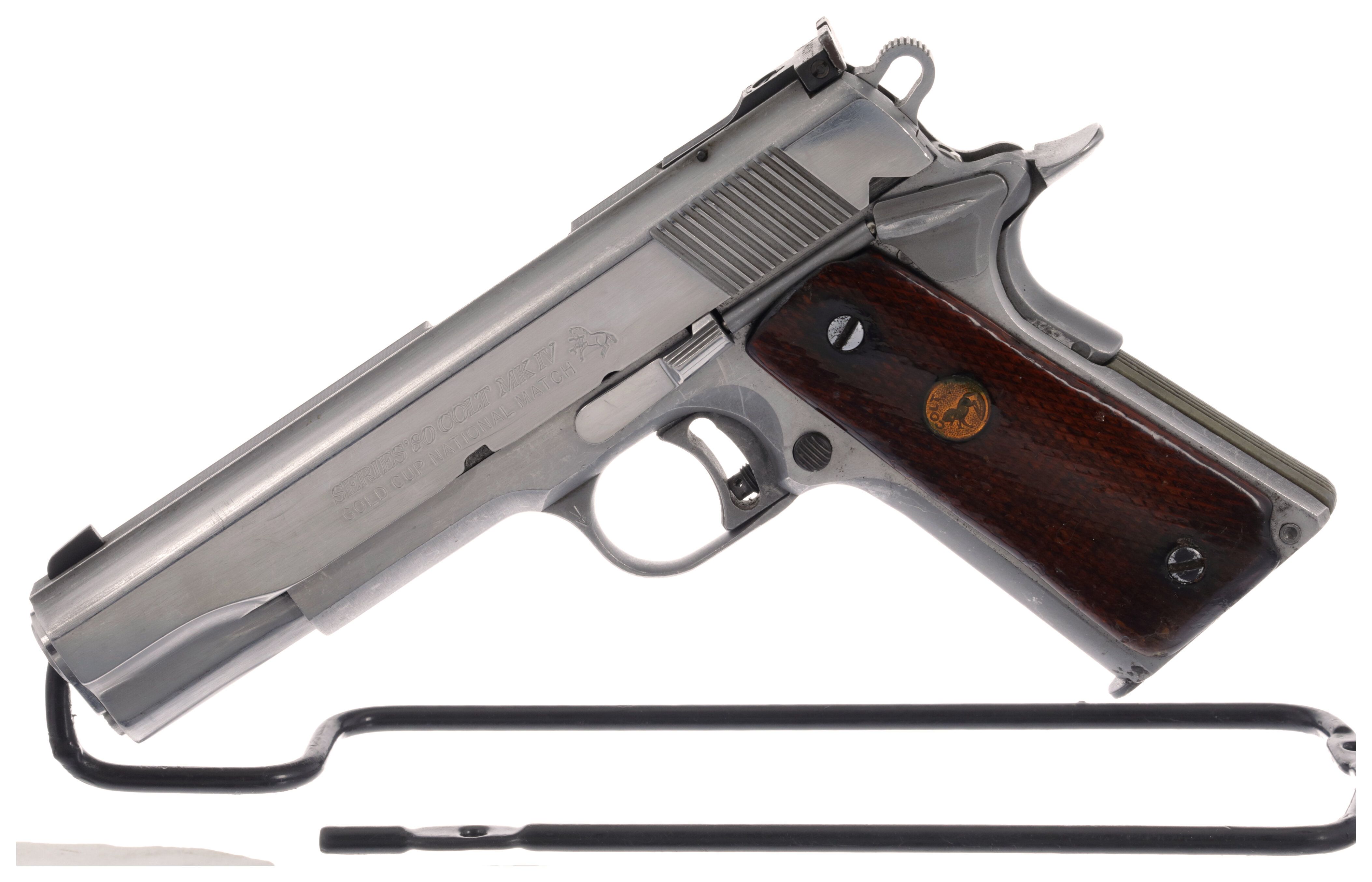 Colt MK IV Series 80 Gold Cup National Match Pistol | Rock Island Auction