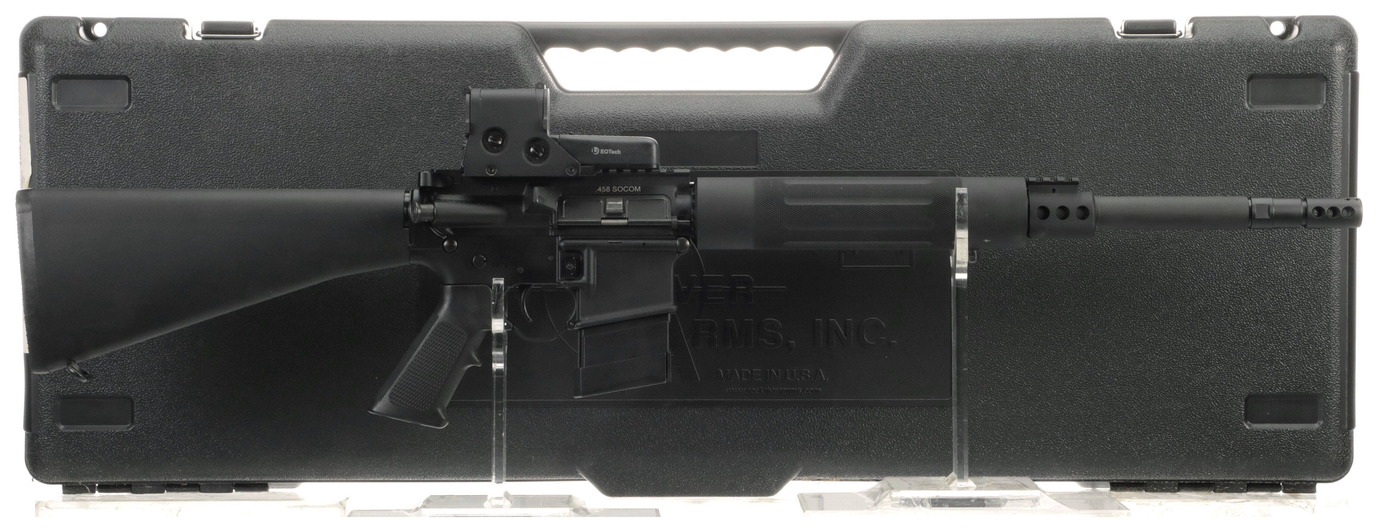 Rock River Arms LAR-458 Semi-Automatic Rifle with Case | Rock Island ...