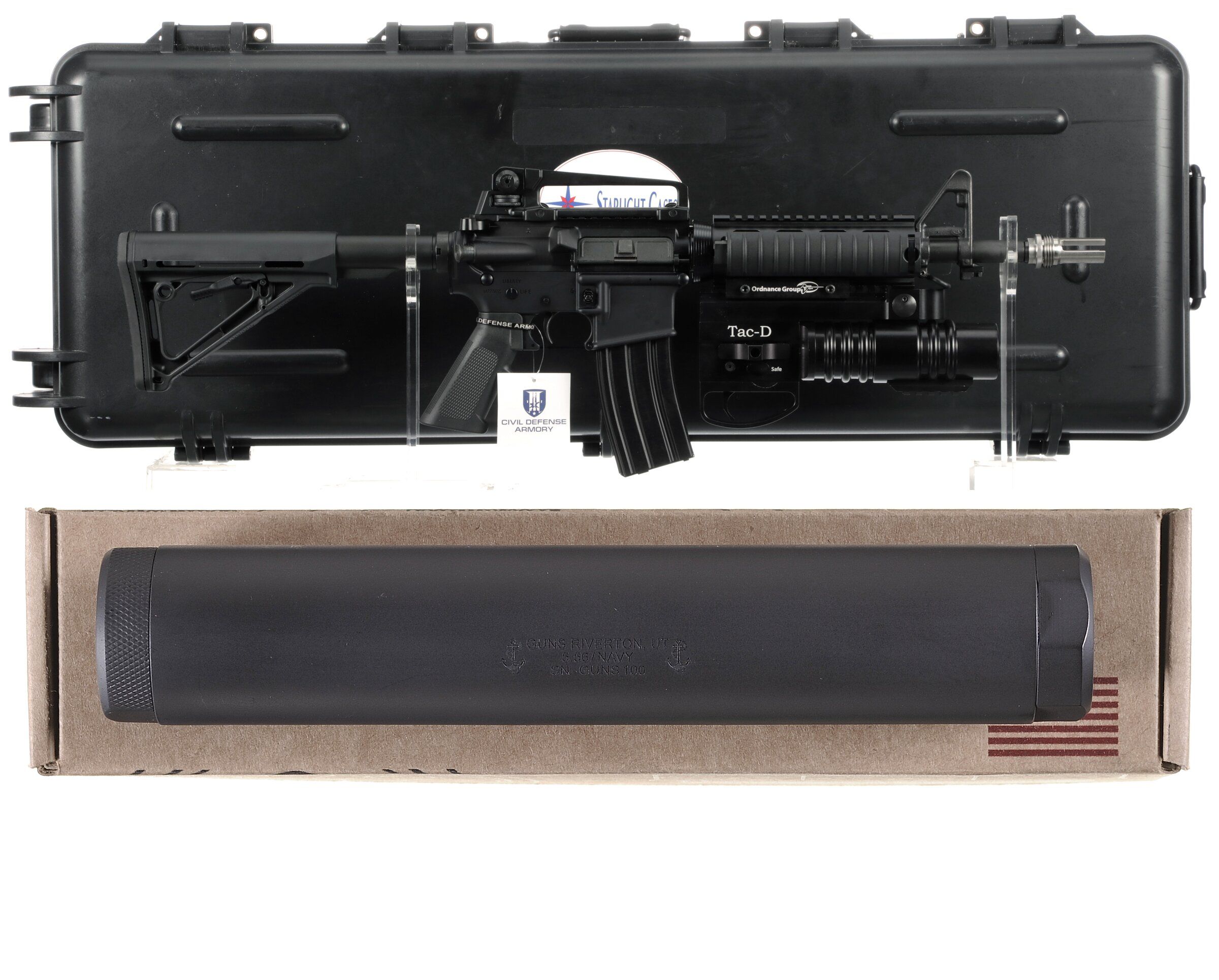 Civil Defense Class III/NFA SBR with Class III/NFA Silencer | Rock ...