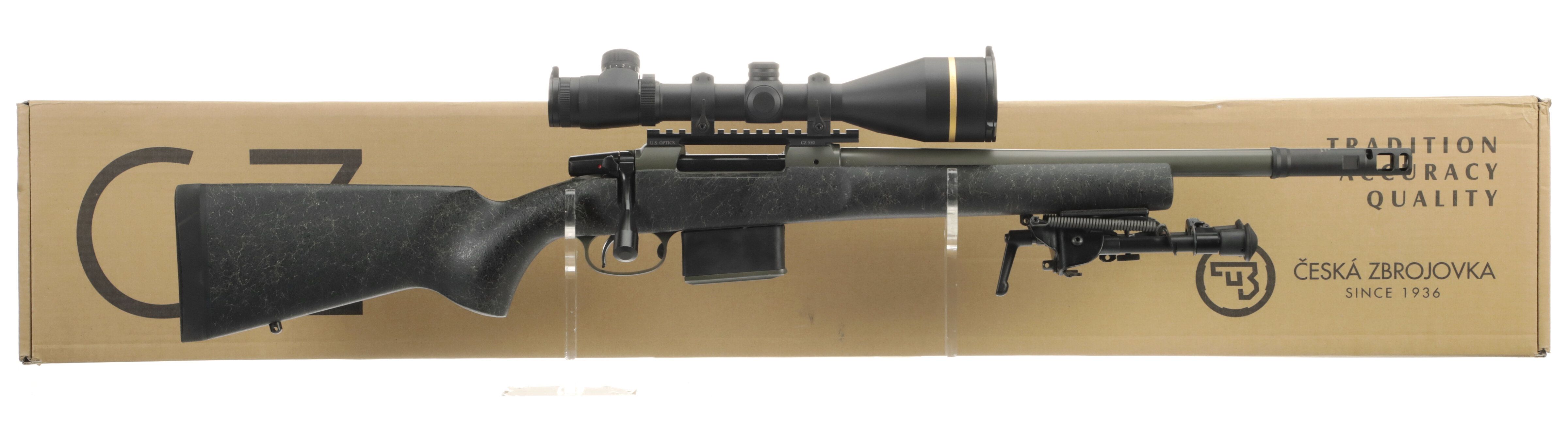 CZ Model 550 Urban Counter Sniper Rifle with Box and Scope | Rock ...