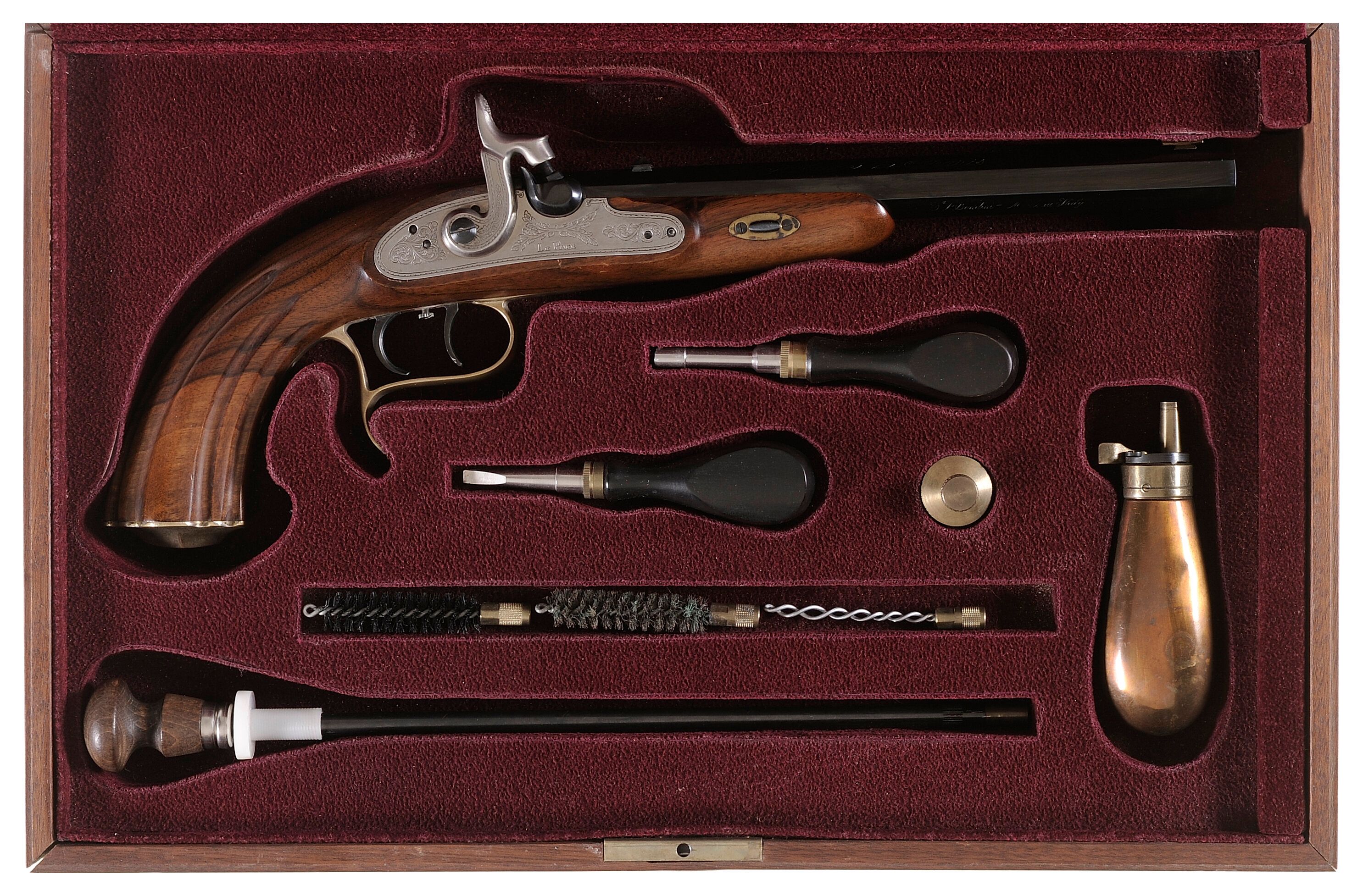 Cased P. Bondini LePage Percussion Pistol | Rock Island Auction