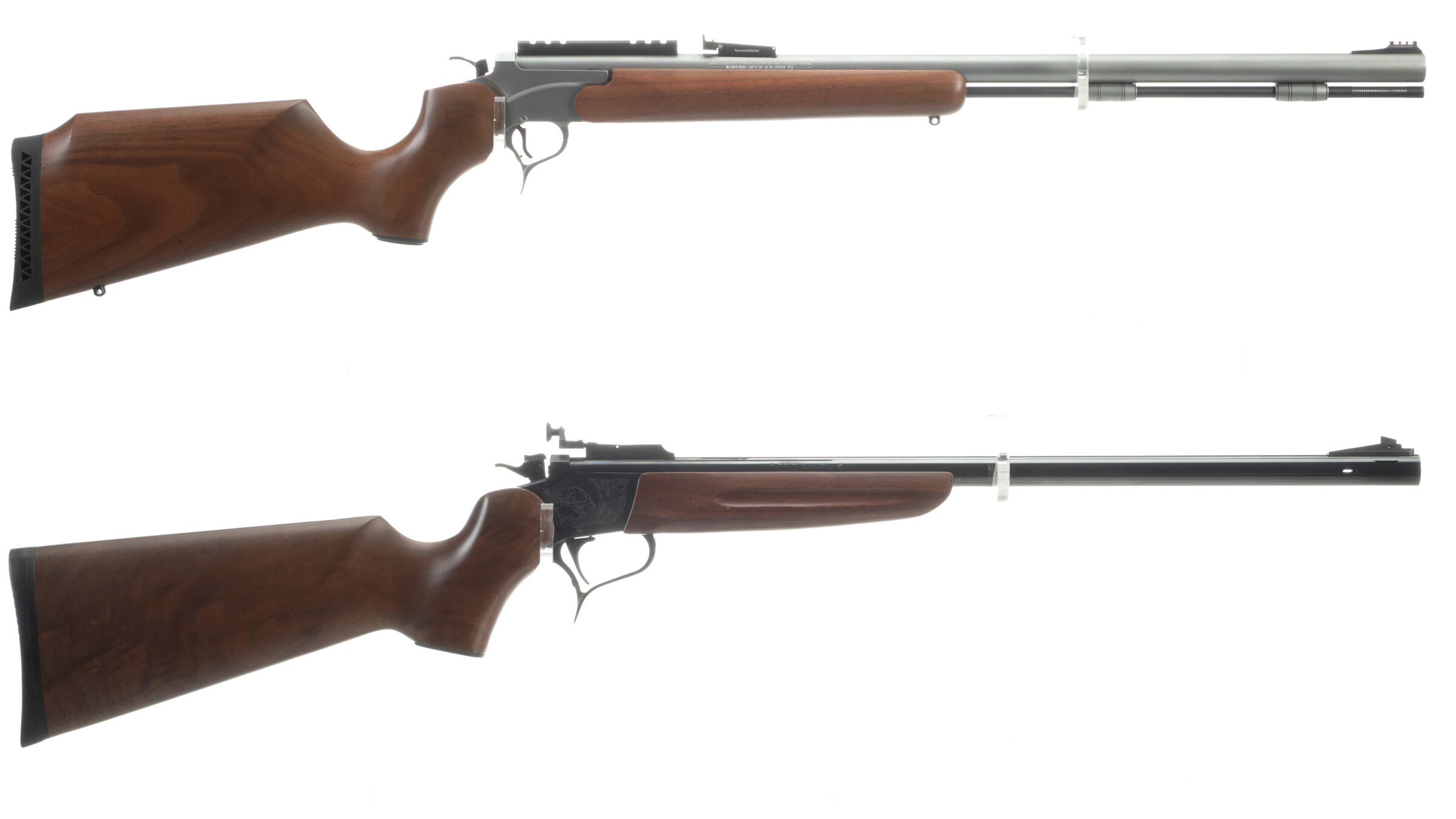 Two Thompson Center Arms Single Shot Rifles | Rock Island Auction