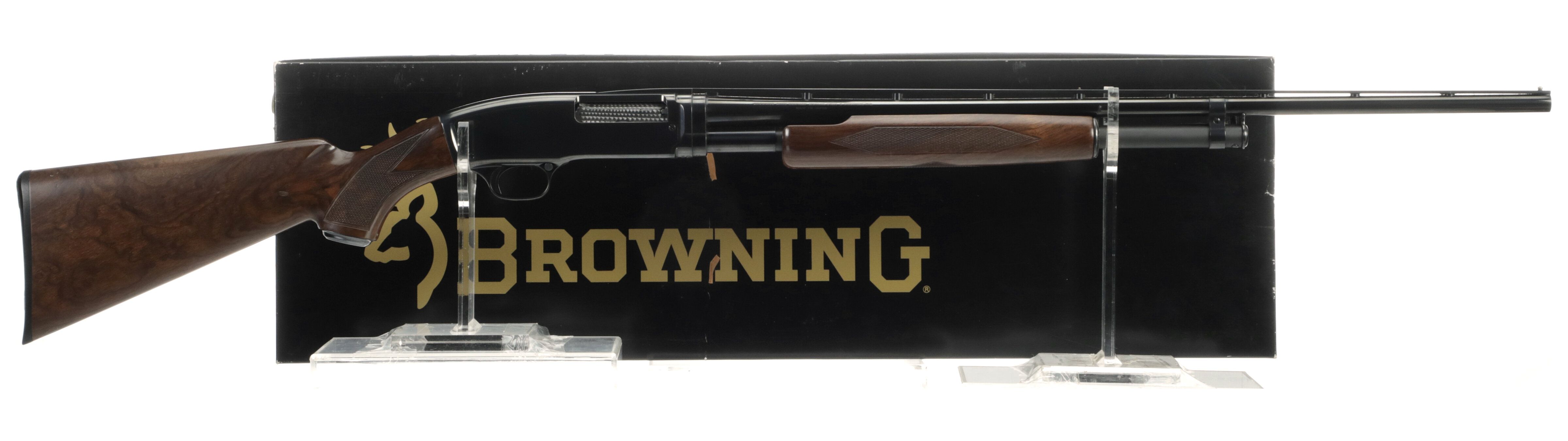 Browning Model 42 Slide Action Shotgun with Box | Rock Island Auction