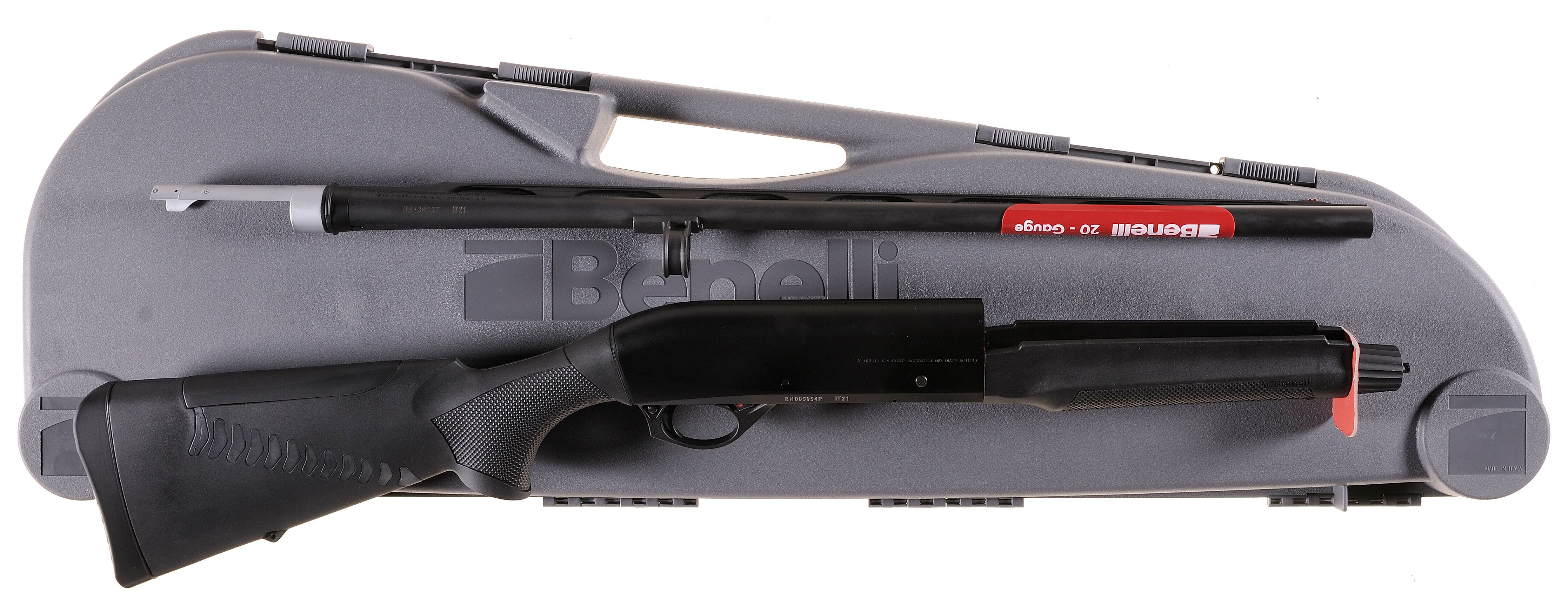 Benelli M2 Left Handed 20 Gauge Semi-Automatic Shotgun with Case | Rock ...