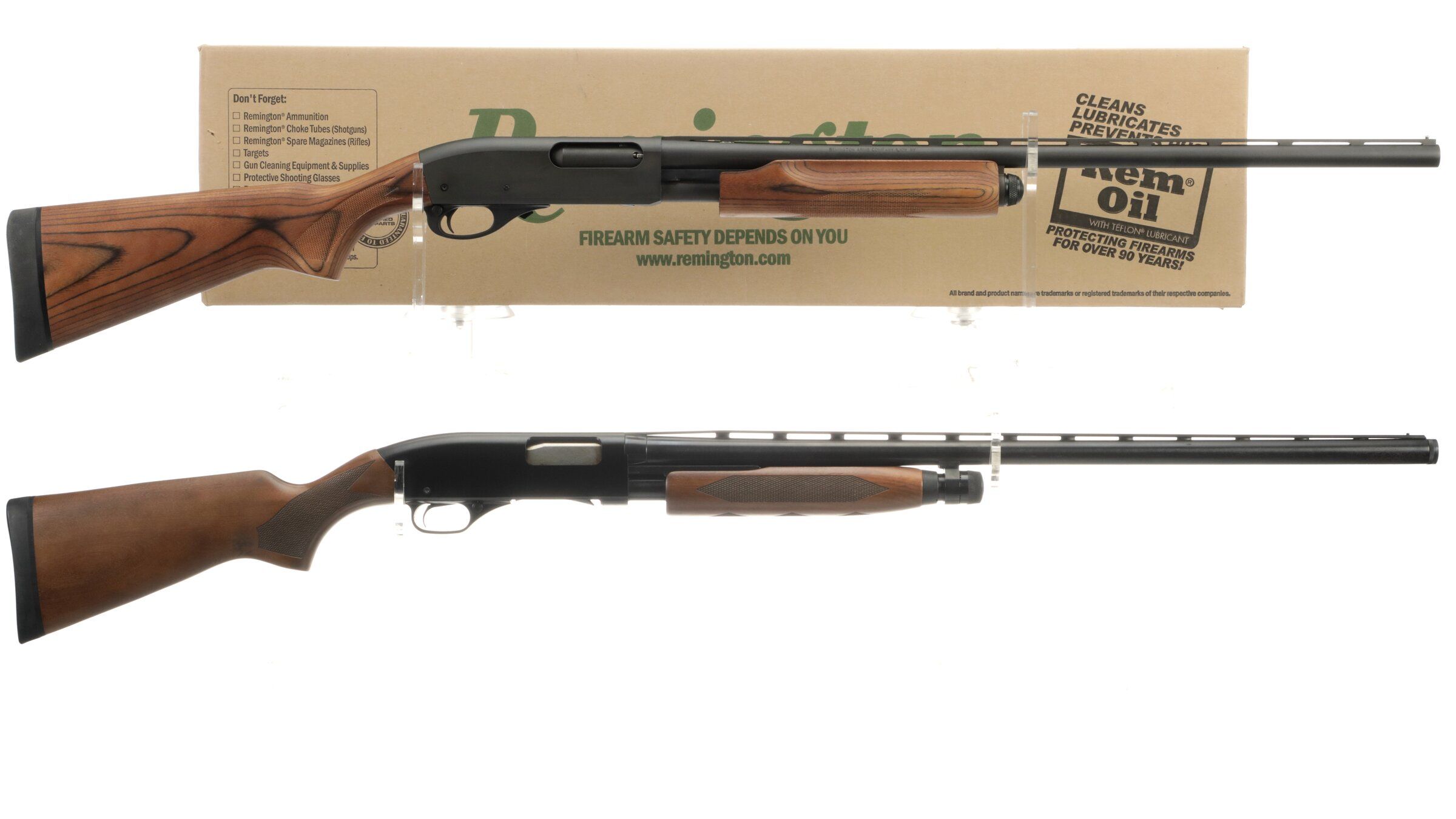 Two Slide Action Shotguns | Rock Island Auction