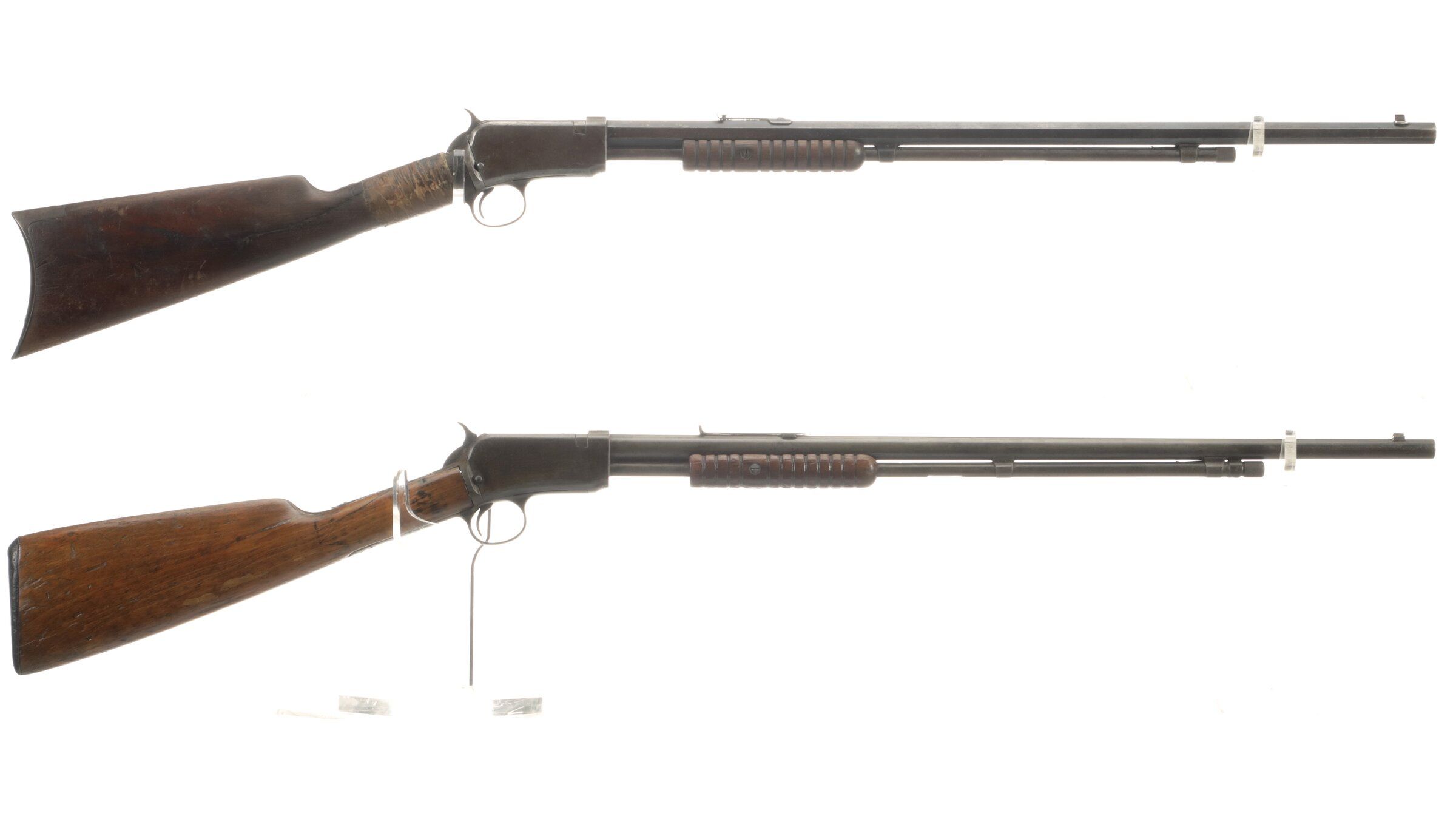 Two Winchester Slide Action Rifles | Rock Island Auction