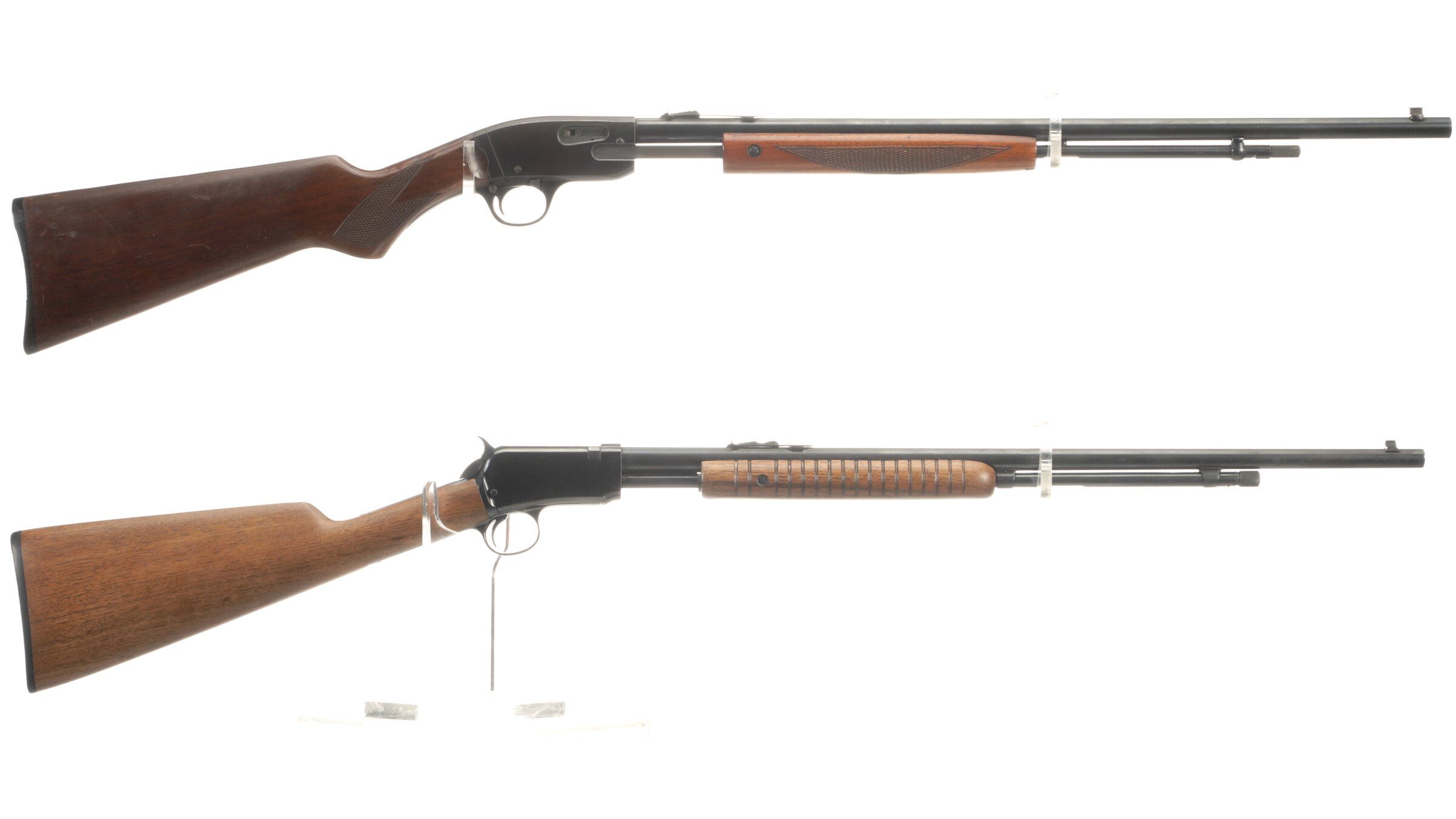 Two Slide Action Rifles | Rock Island Auction