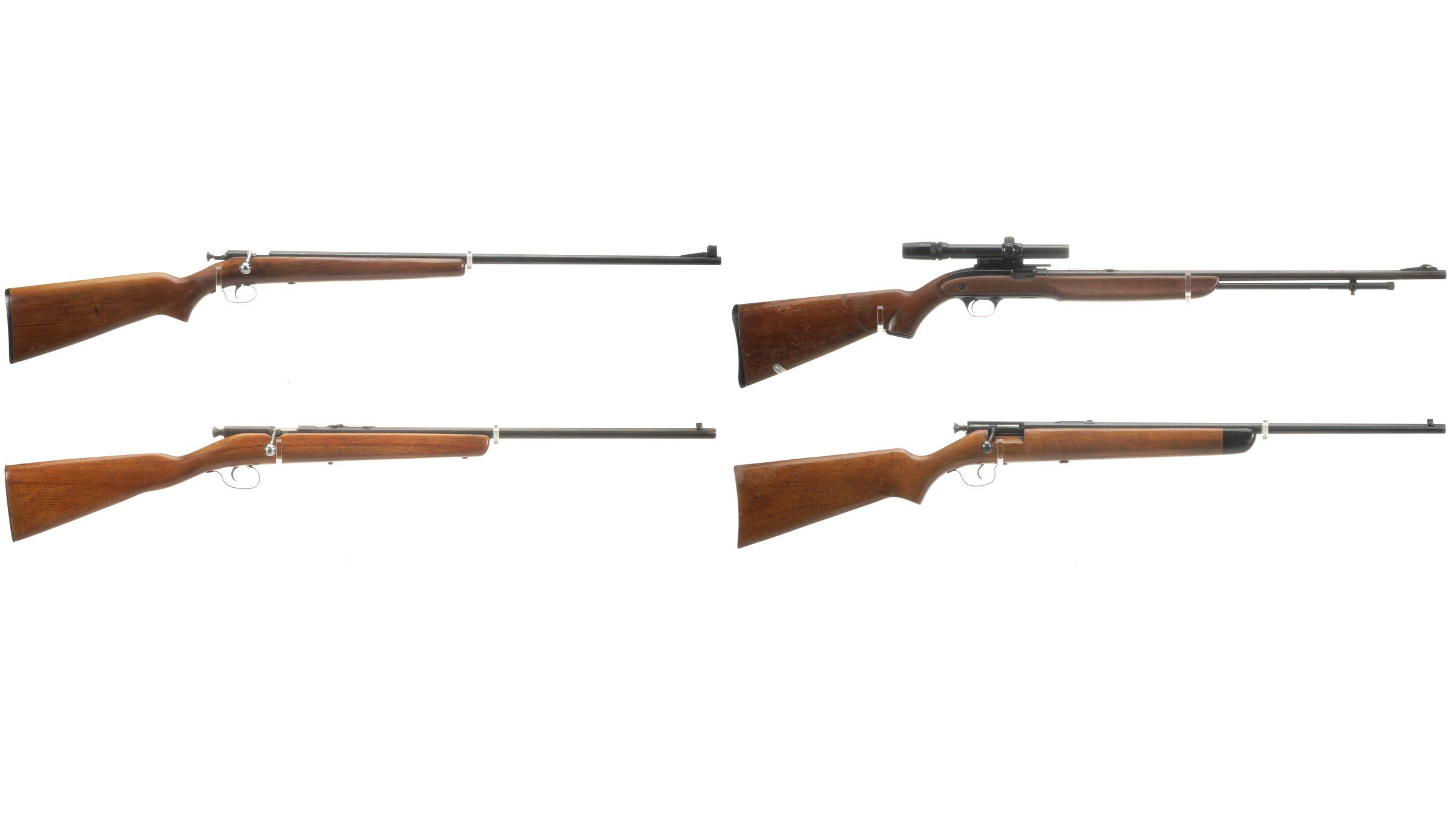 Four .22 Caliber Rimfire Rifles | Rock Island Auction