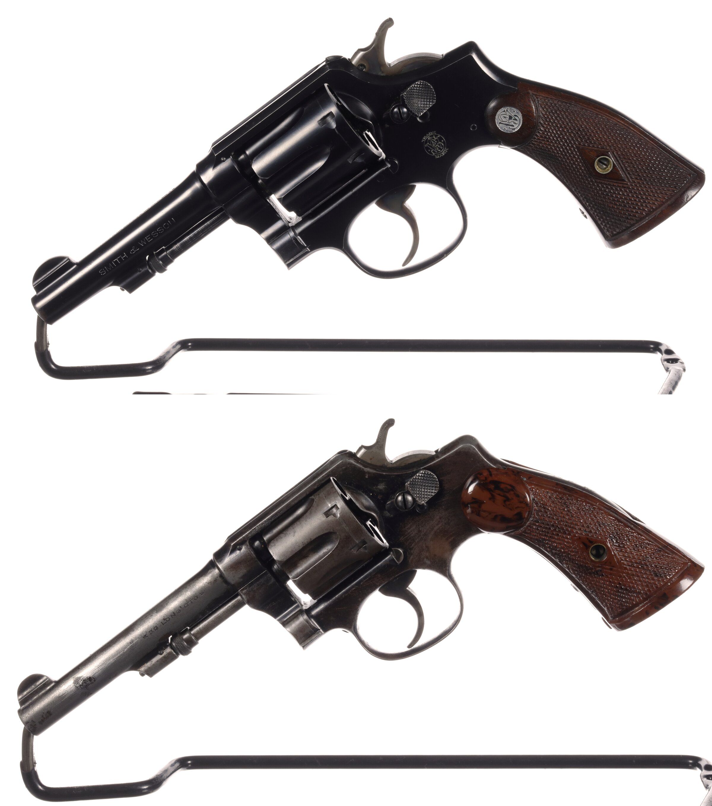 Two Smith & Wesson .32 Hand Ejector Double Action Revolvers | Rock ...