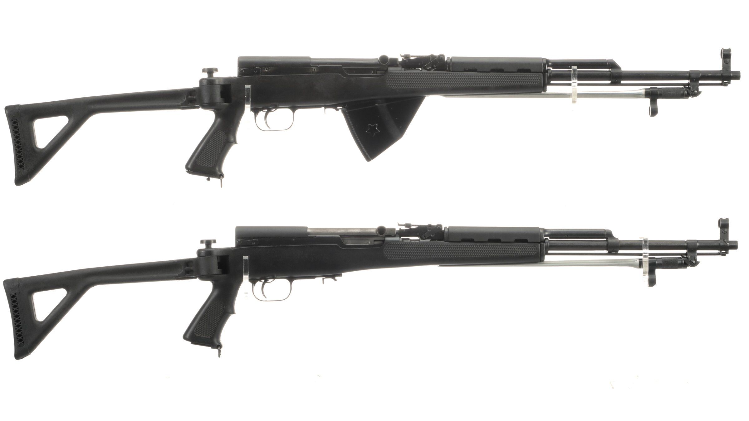 Two SKS Semi-Automatic Rifles | Rock Island Auction Two SKS Semi-Automatic Rifles | Rock Island Auction