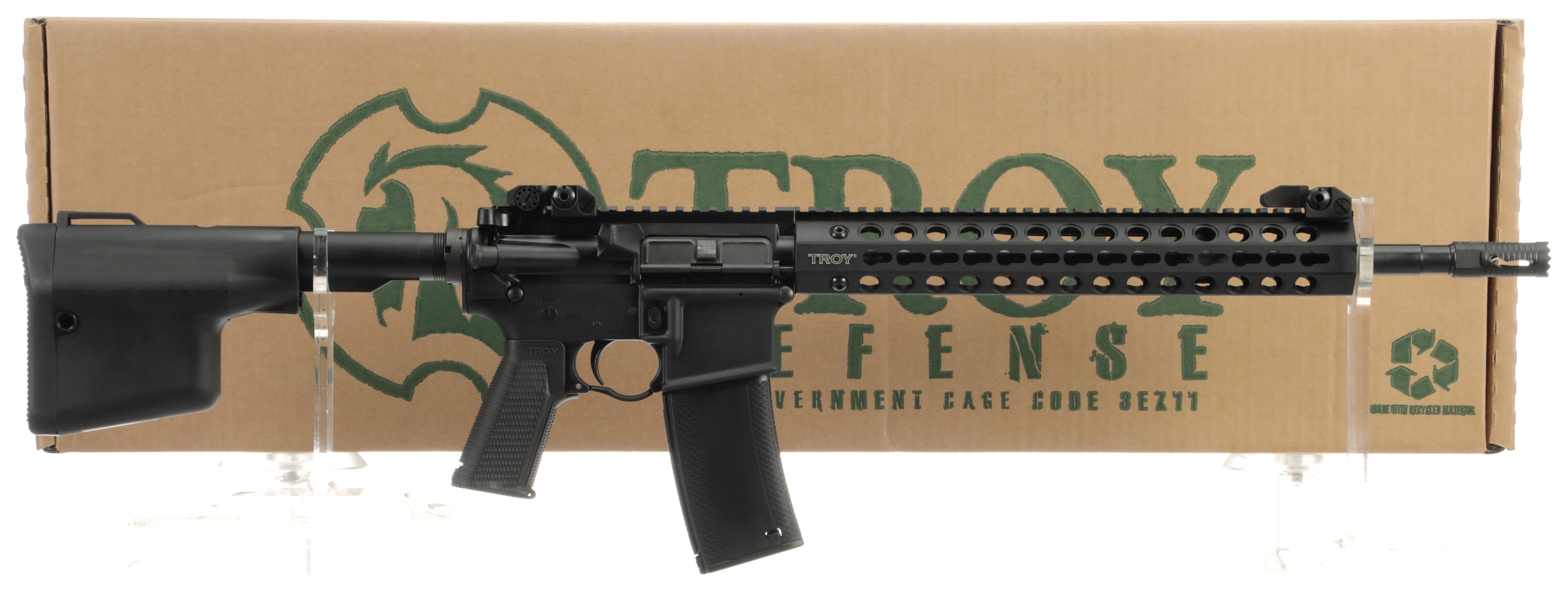 Troy Defense CQB-SPC A4 Semi-Automatic Rifle with Box | Rock Island Auction