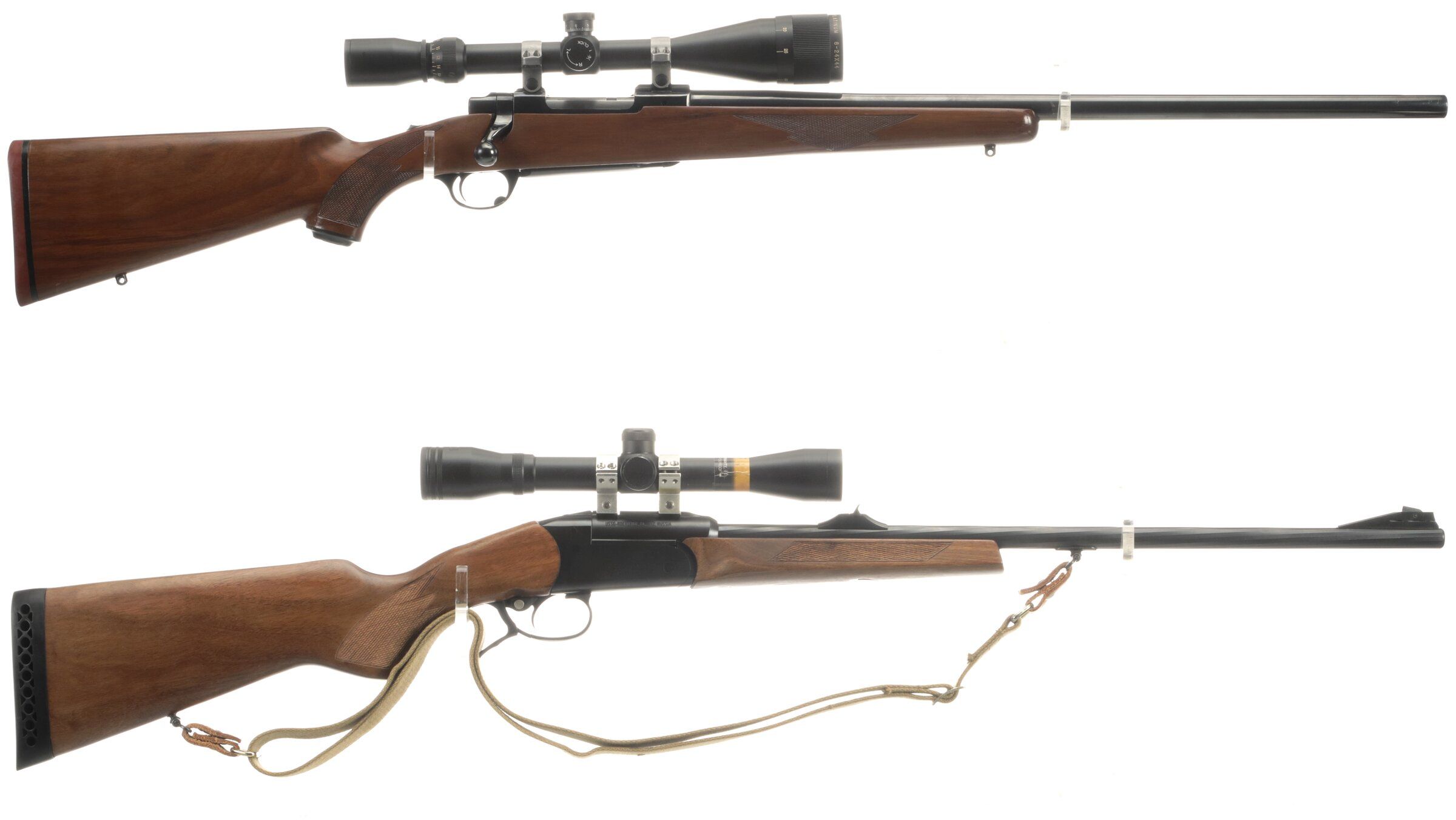 Two Rifles with Scopes | Rock Island Auction