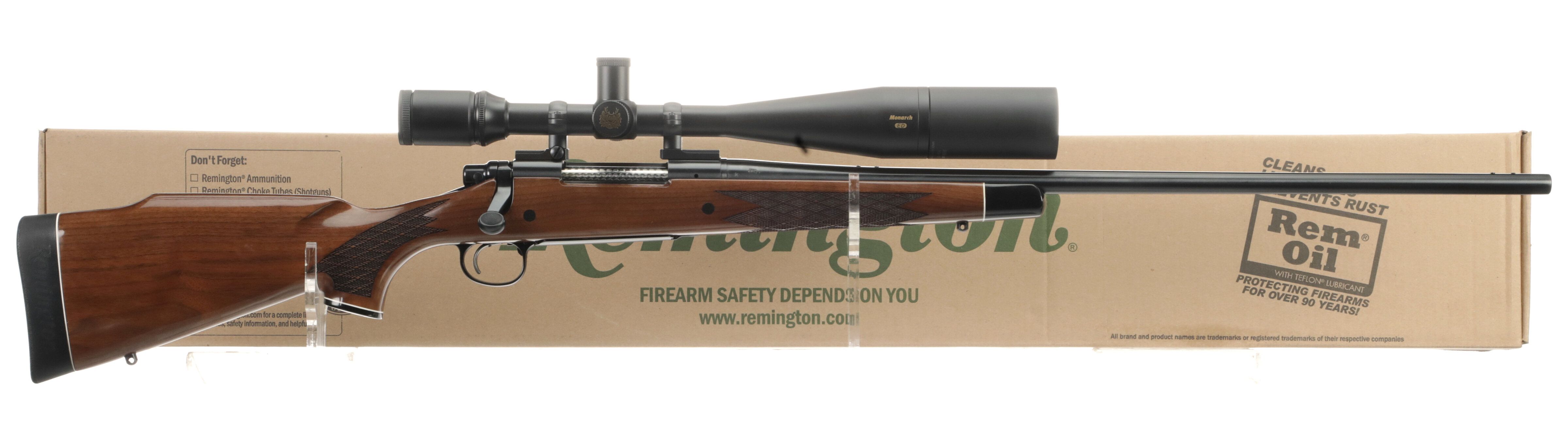 Remington Model 700 BDL Custom Deluxe Rifle with Box and Scope | Rock ...