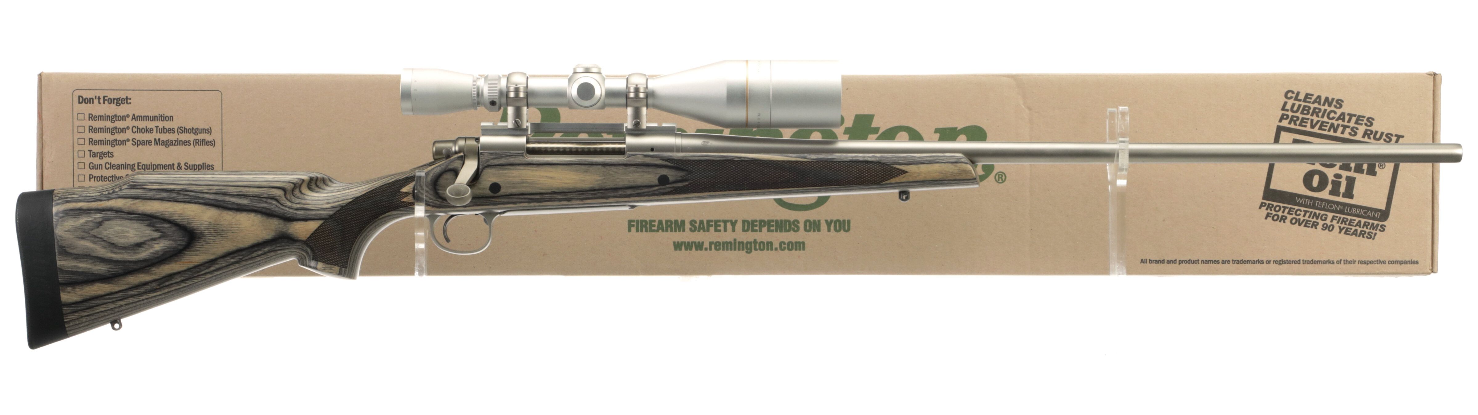 Remington Model 700 XCR Bolt Action Rifle with Box and Scope | Rock ...