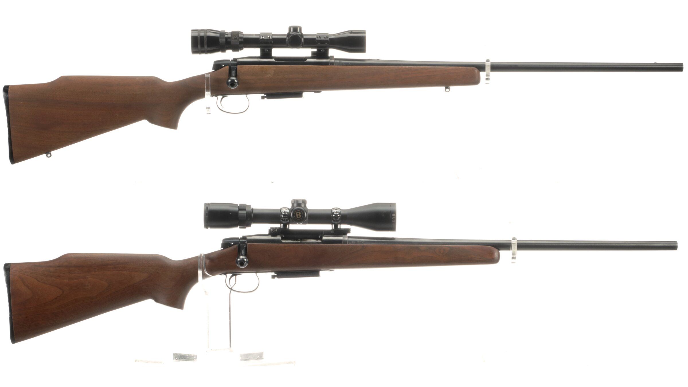 Two Remington Model 788 Bolt Action Rifles with Scopes | Rock Island ...