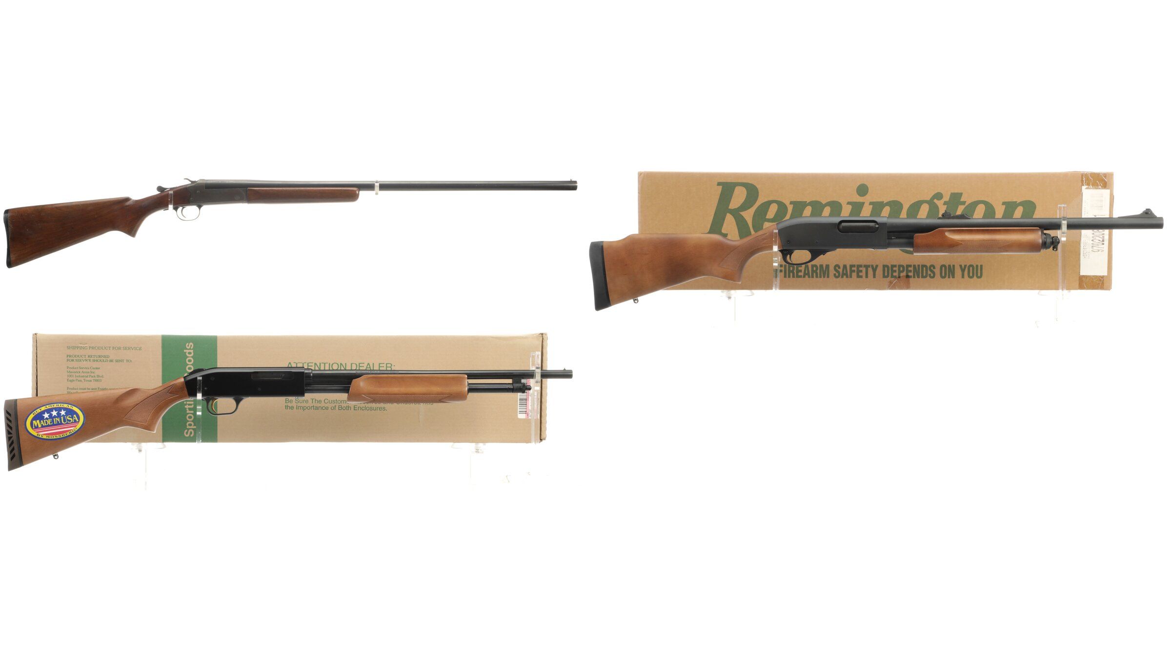 Three Shotguns Rock Island Auction
