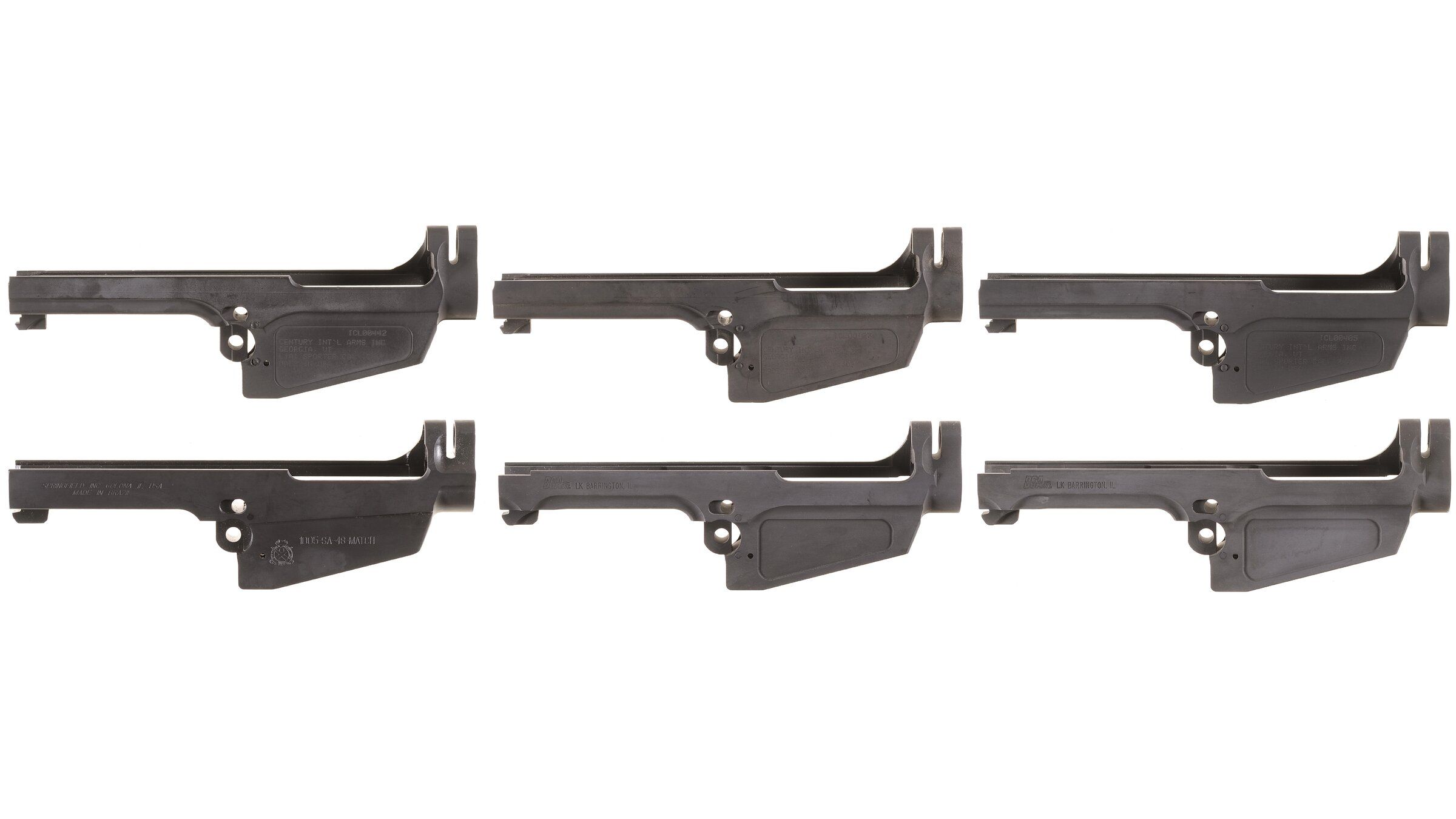 Six Semi-Automatic Rifle Receivers | Rock Island Auction