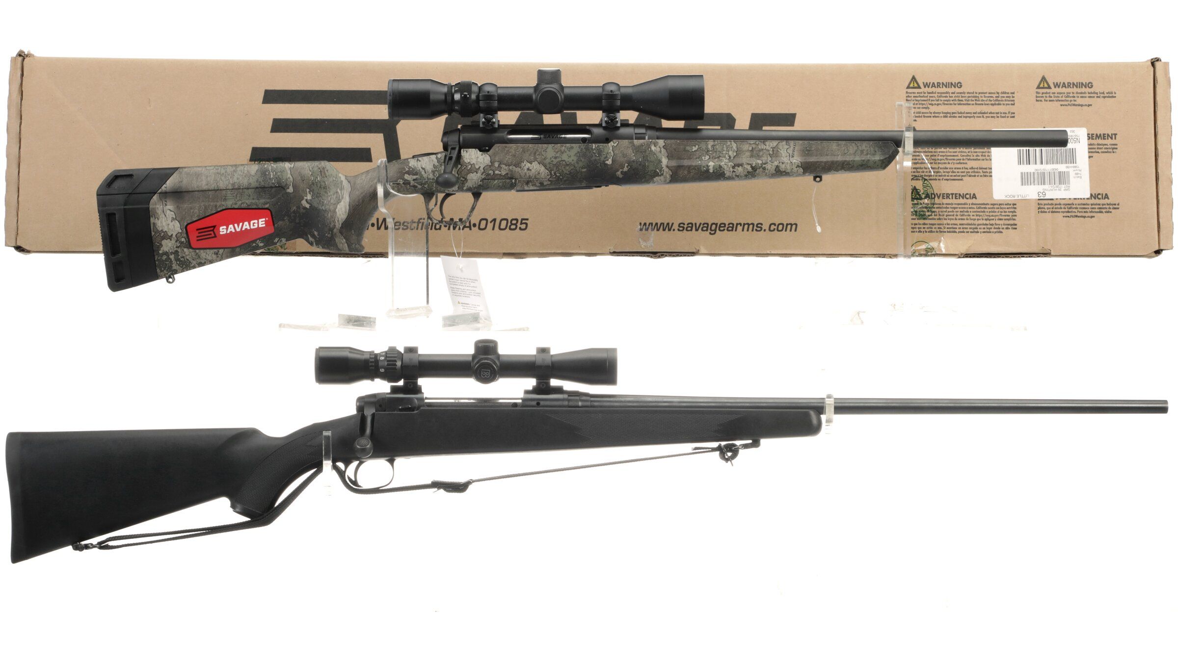 Two Savage Bolt Action Rifles | Rock Island Auction