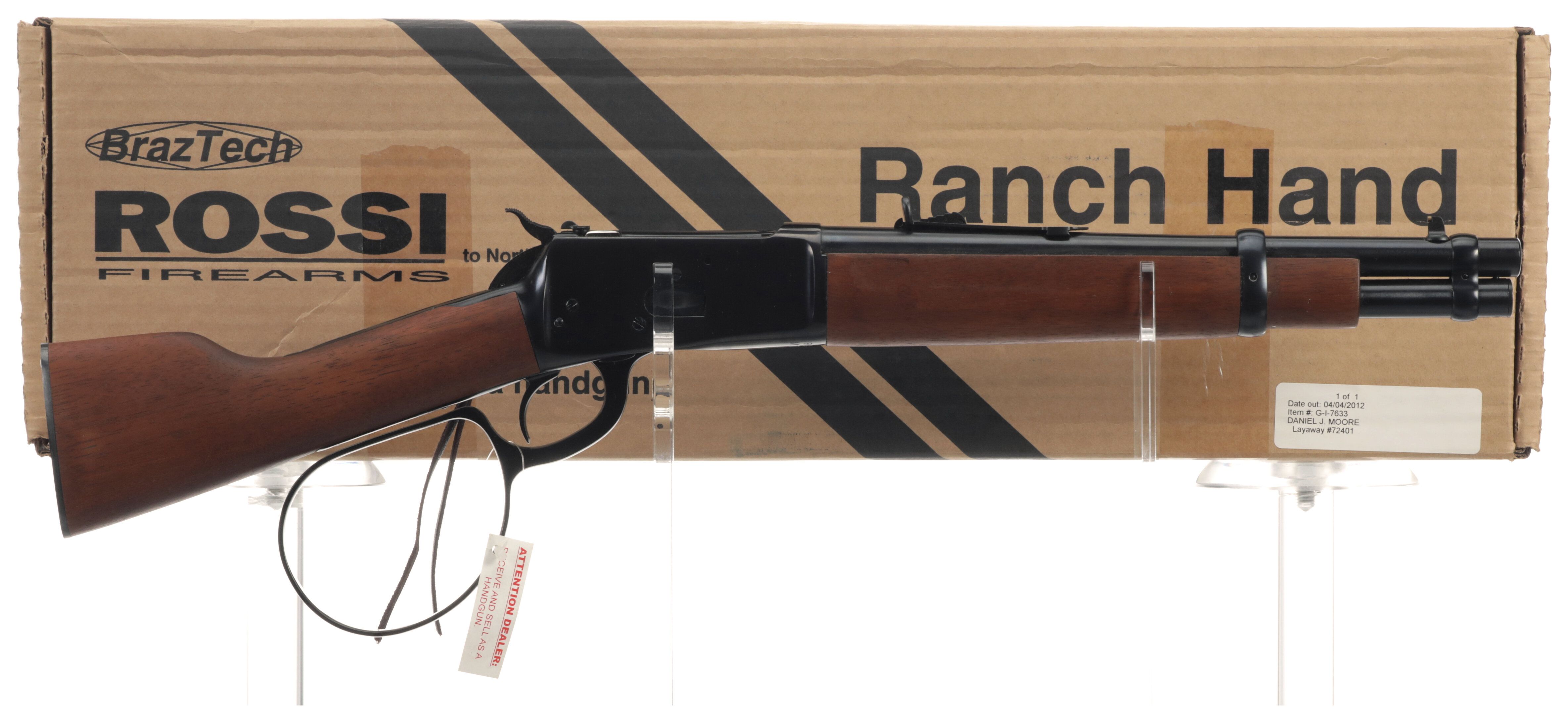 Rossi Model 92RH Ranch Hand Lever Action Pistol with Box | Rock Island ...