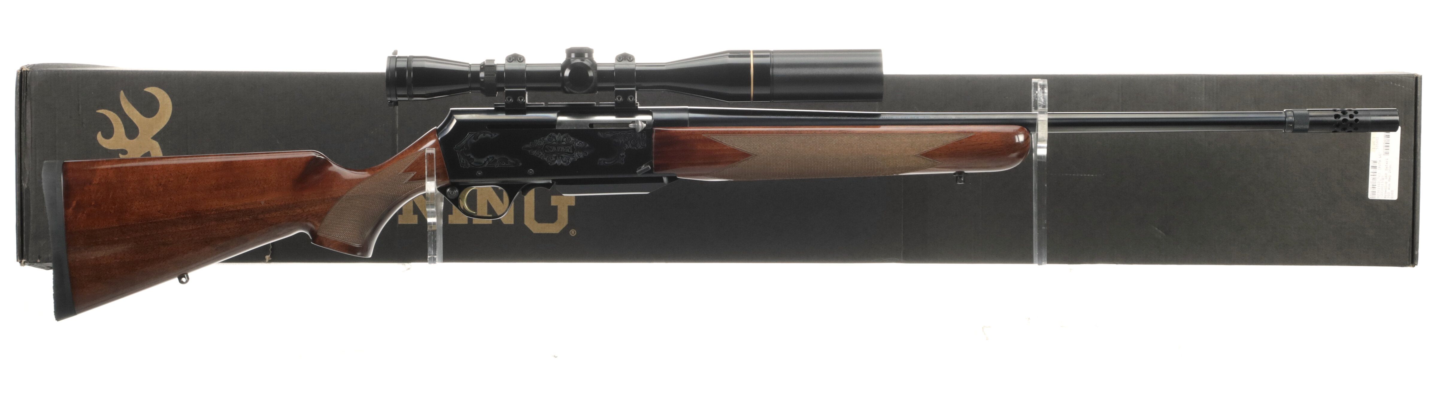 Browning BAR Mark II Safari Rifle with Box and Leupold Scope | Rock ...