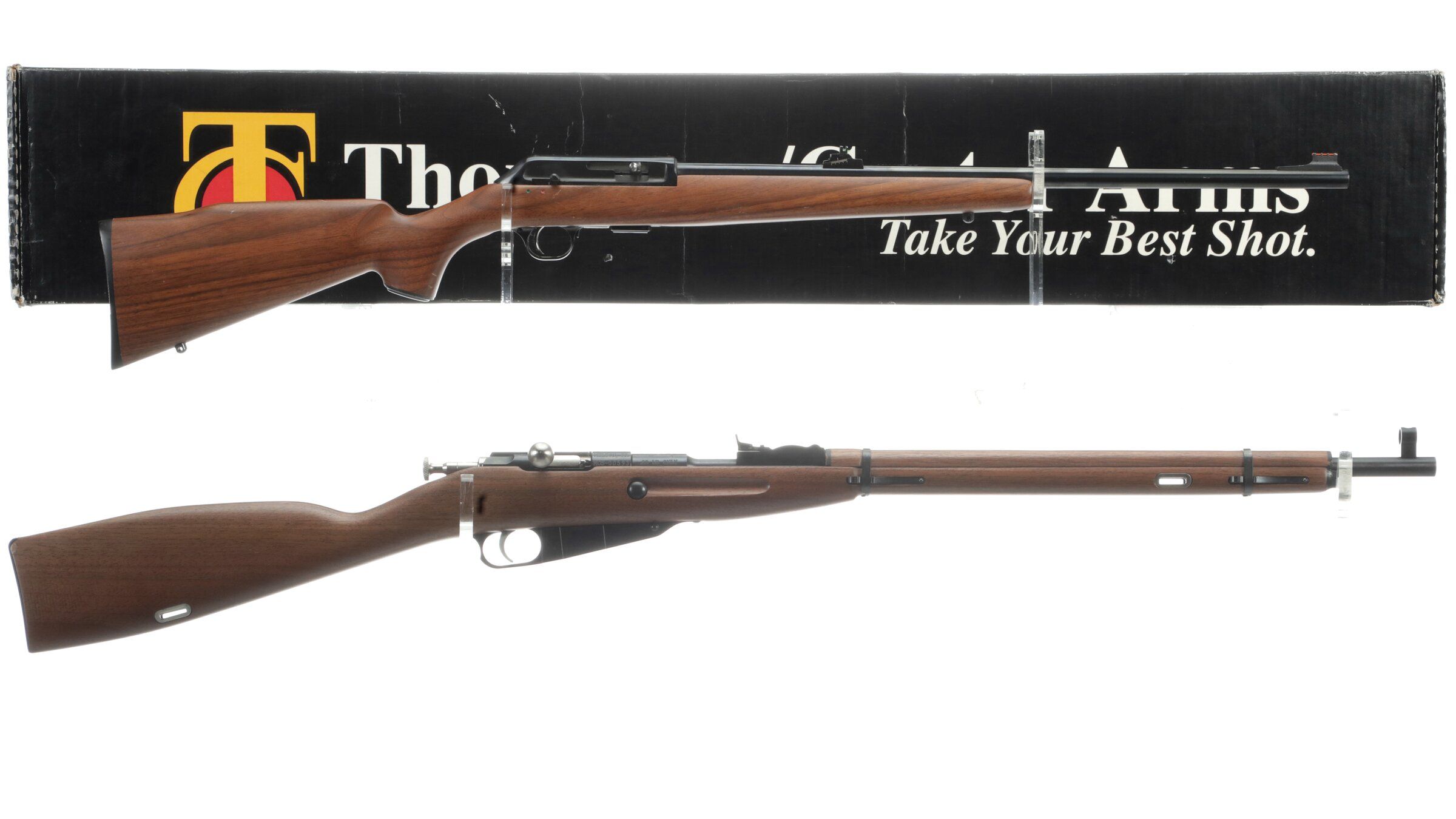 Two Rifles with Boxes | Rock Island Auction
