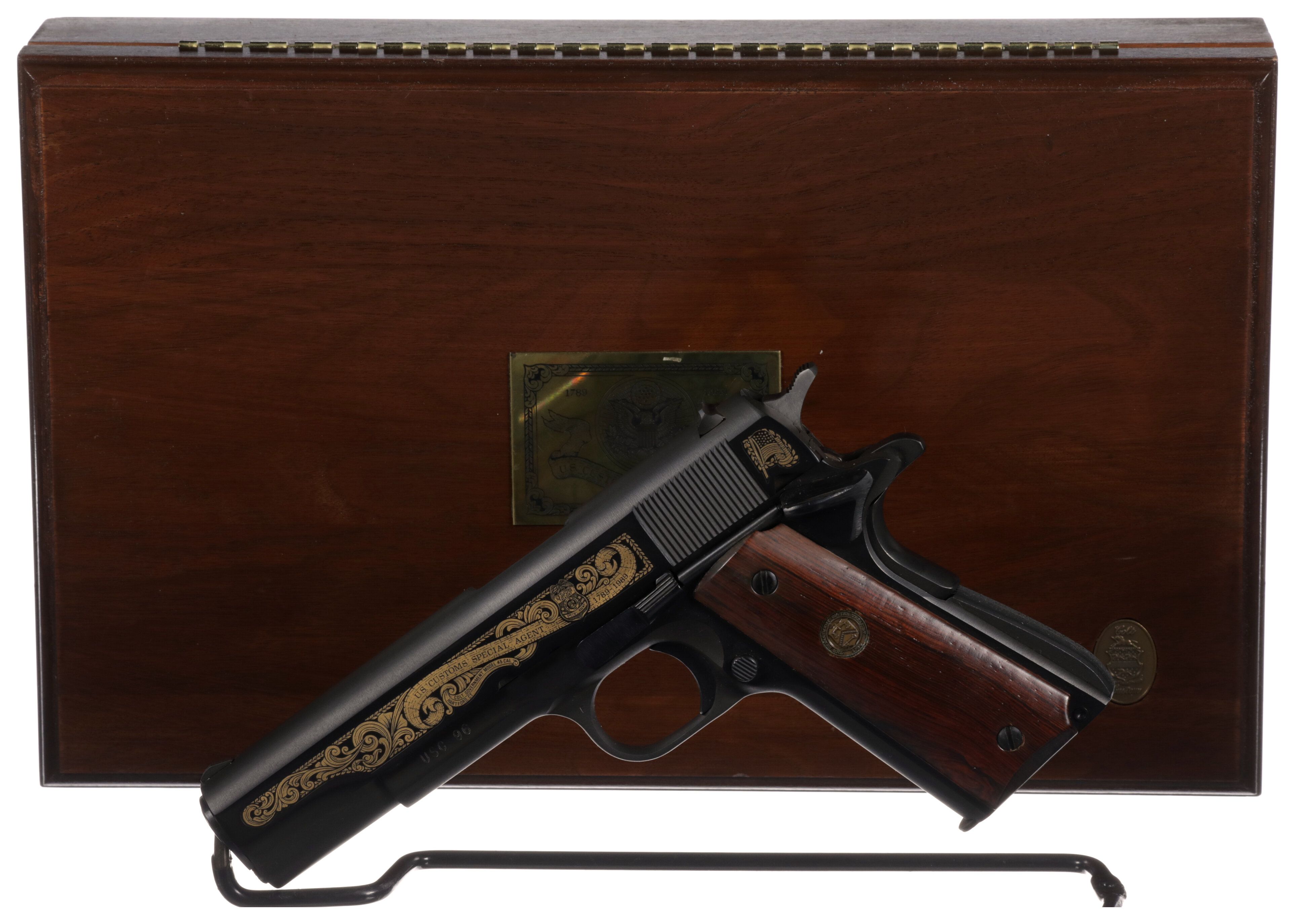 Colt Government Model U.S. Customs Special Agent Pistol with Box | Rock ...