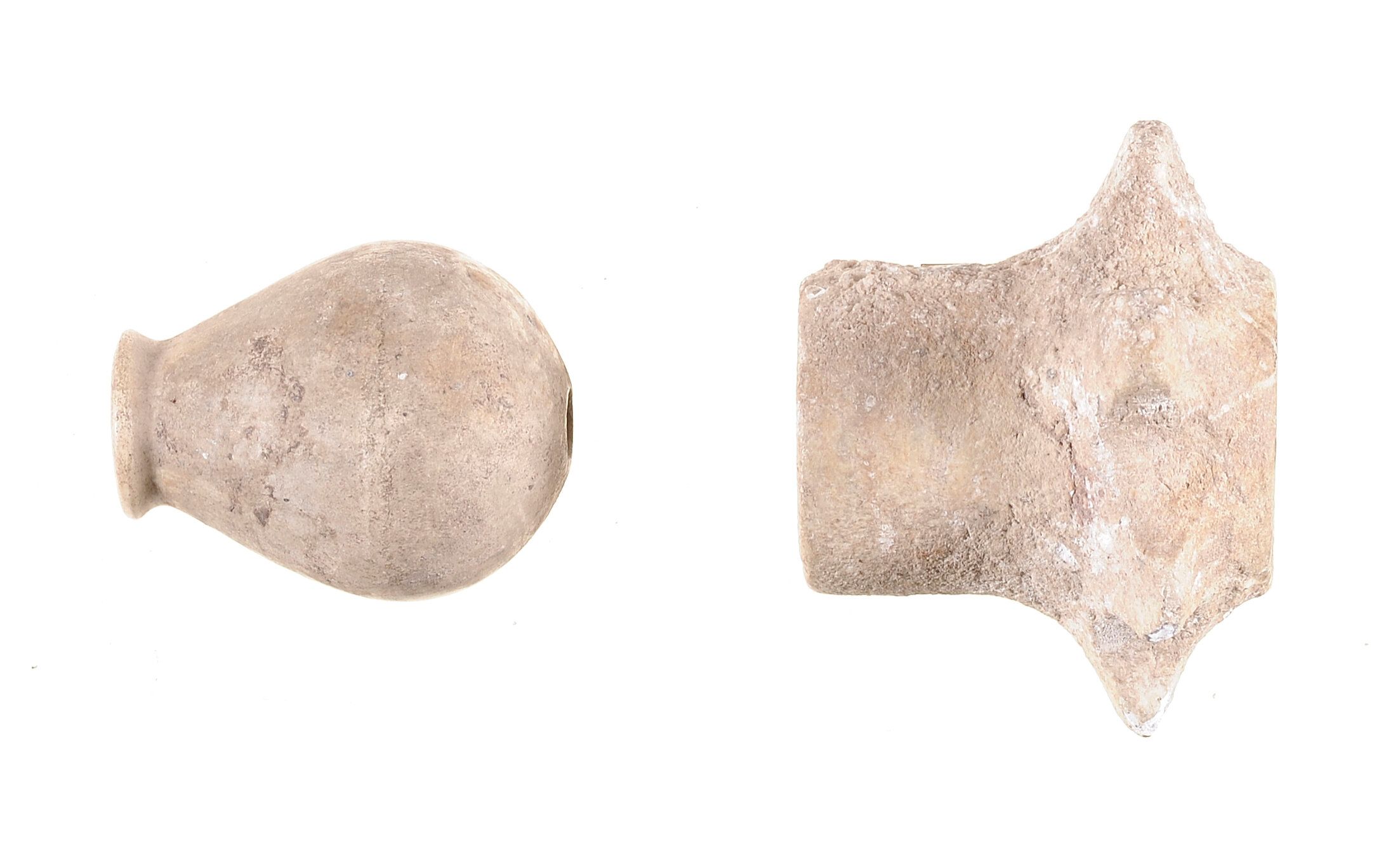 Two Neolithic Stone Mace Heads | Rock Island Auction