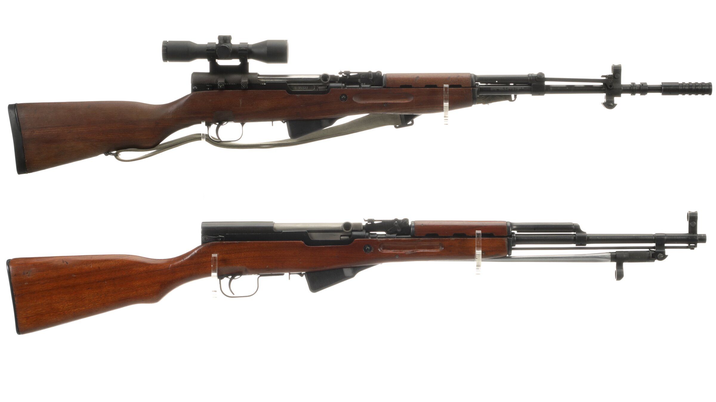 Two SKS Semi-Automatic Rifles | Rock Island Auction