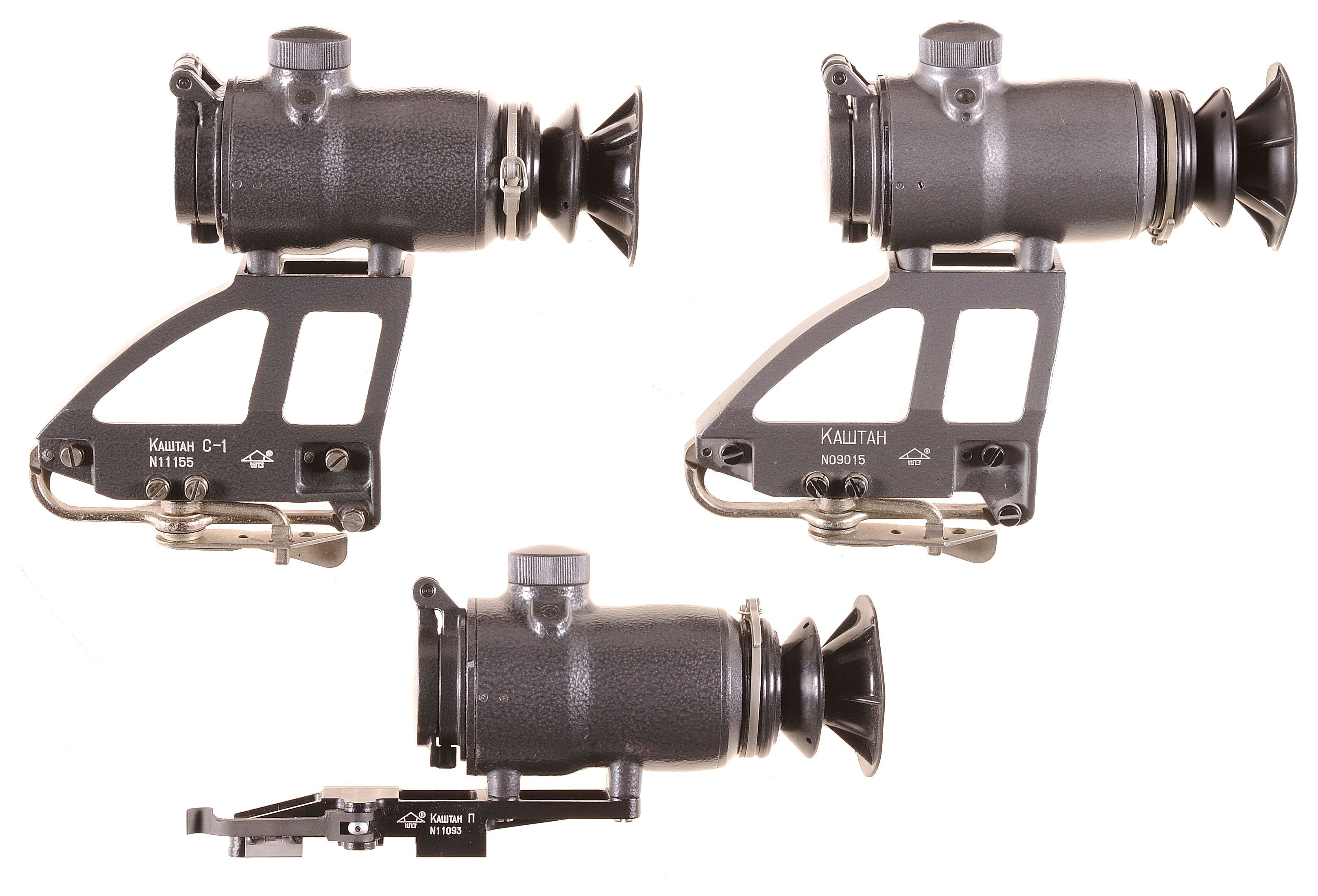 Three NPZ Kashtan 1P78 Optics | Rock Island Auction