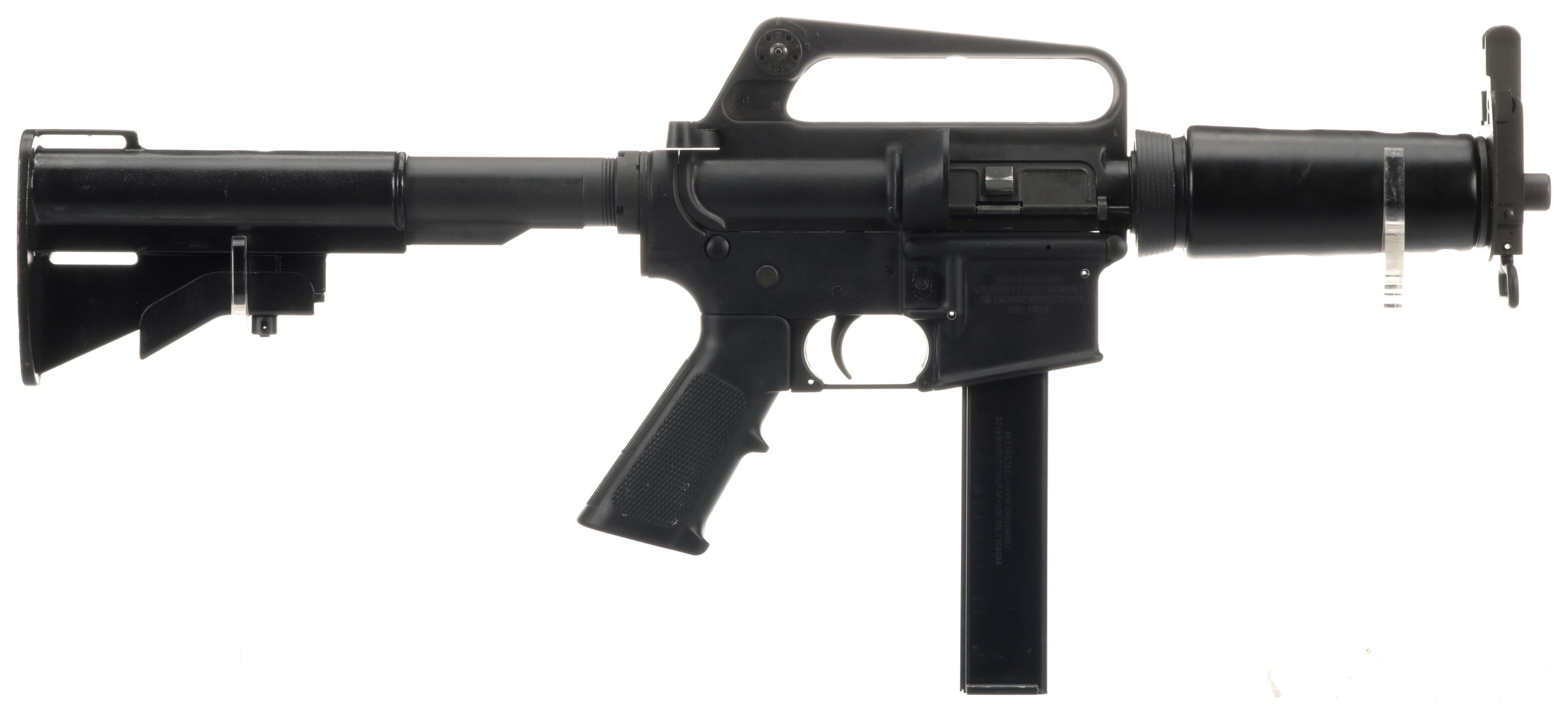 Colt AR-15 9mm Semi-Automatic Class III/NFA Short Barreled Rifle | Rock ...