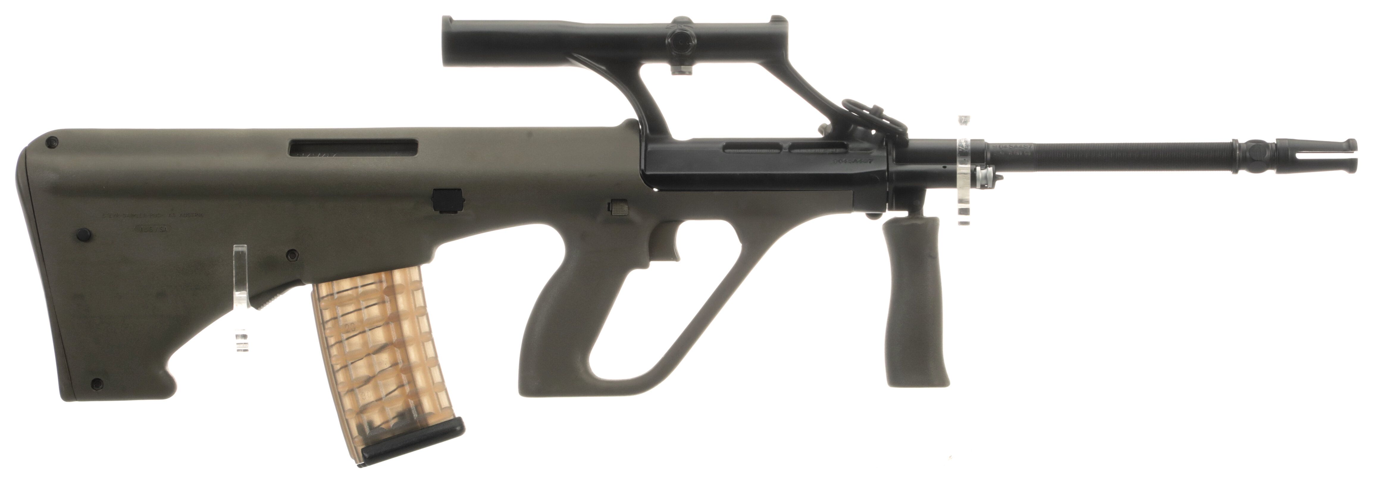 Desirable Steyr AUG/SA Semi-Automatic Rifle with Integral Scope | Rock ...