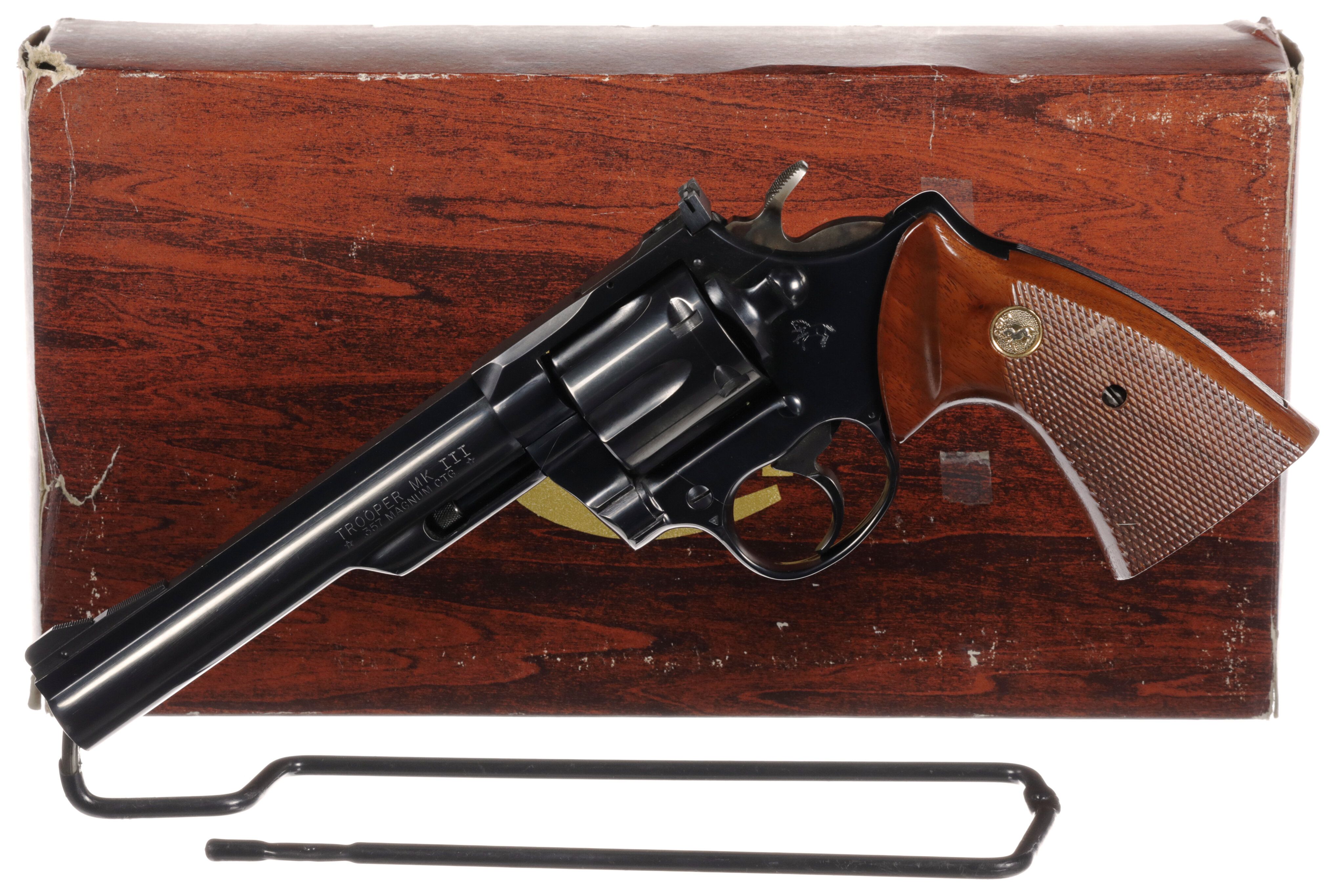 Colt Trooper MK III Double Action Revolver with Box | Rock Island Auction