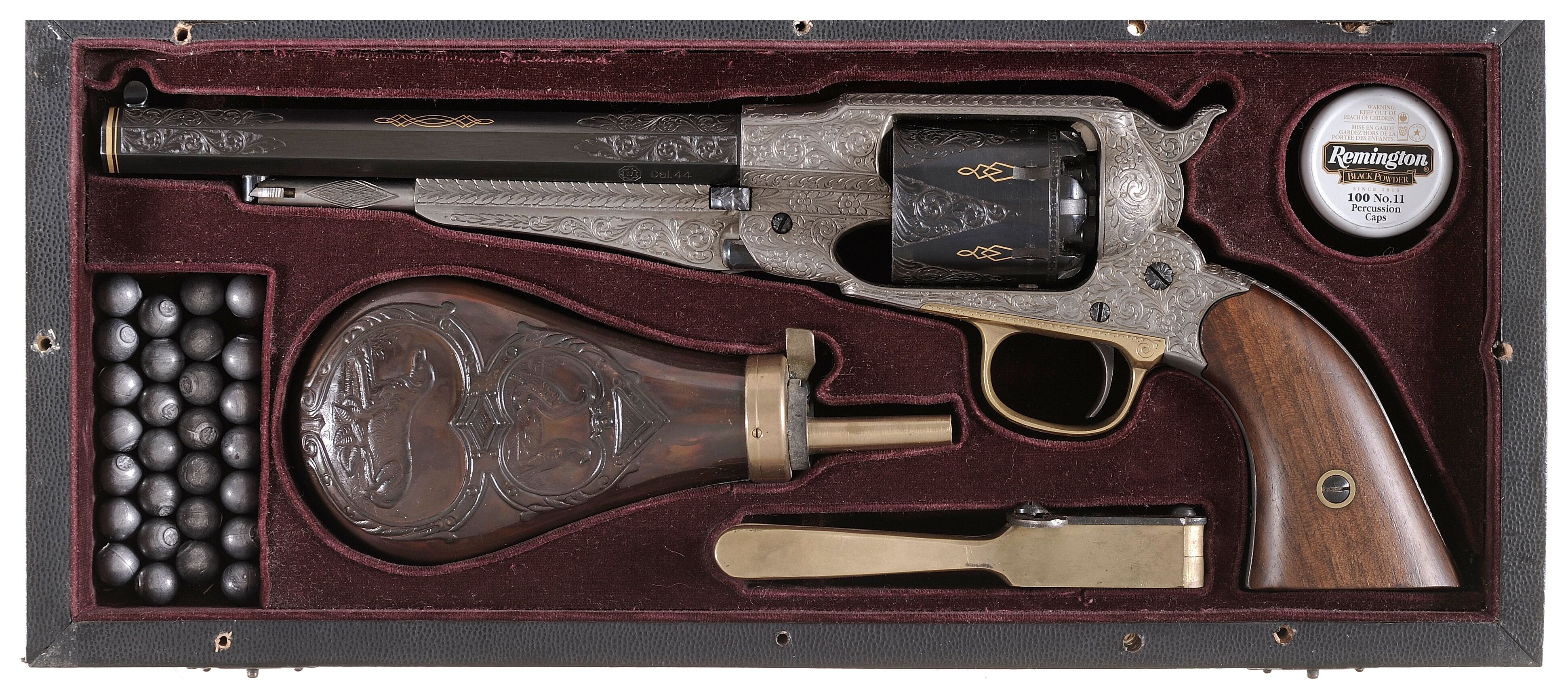 Engraved Uberti/Navy Arms Model 1858 Arms Model 1858 New Army | Rock ...