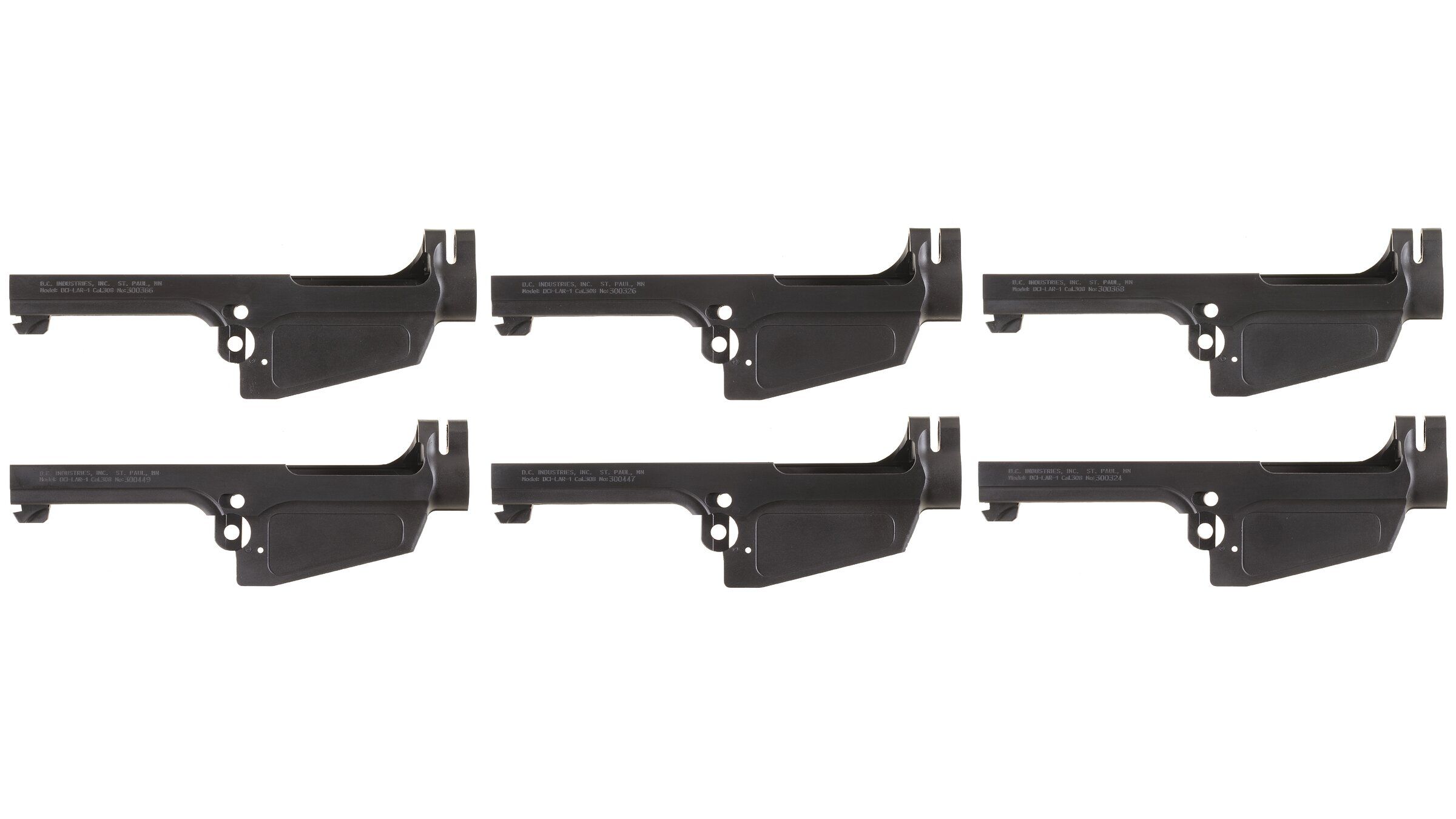 Six DCI Model DCI-LAR-1 Semi-Automatic Rifle Receivers | Rock Island ...