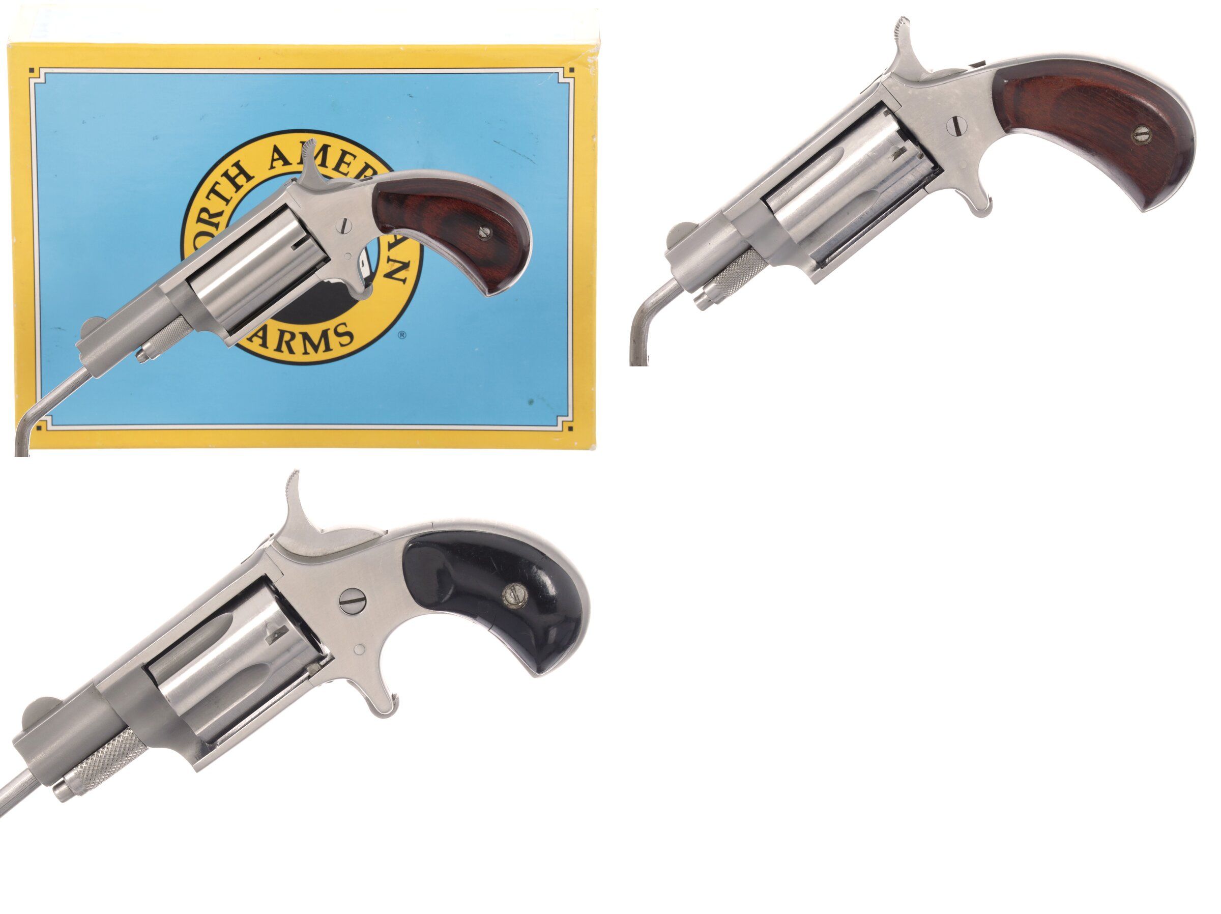 Three North American Arms Single Action Spur Trigger Revolvers | Rock ...